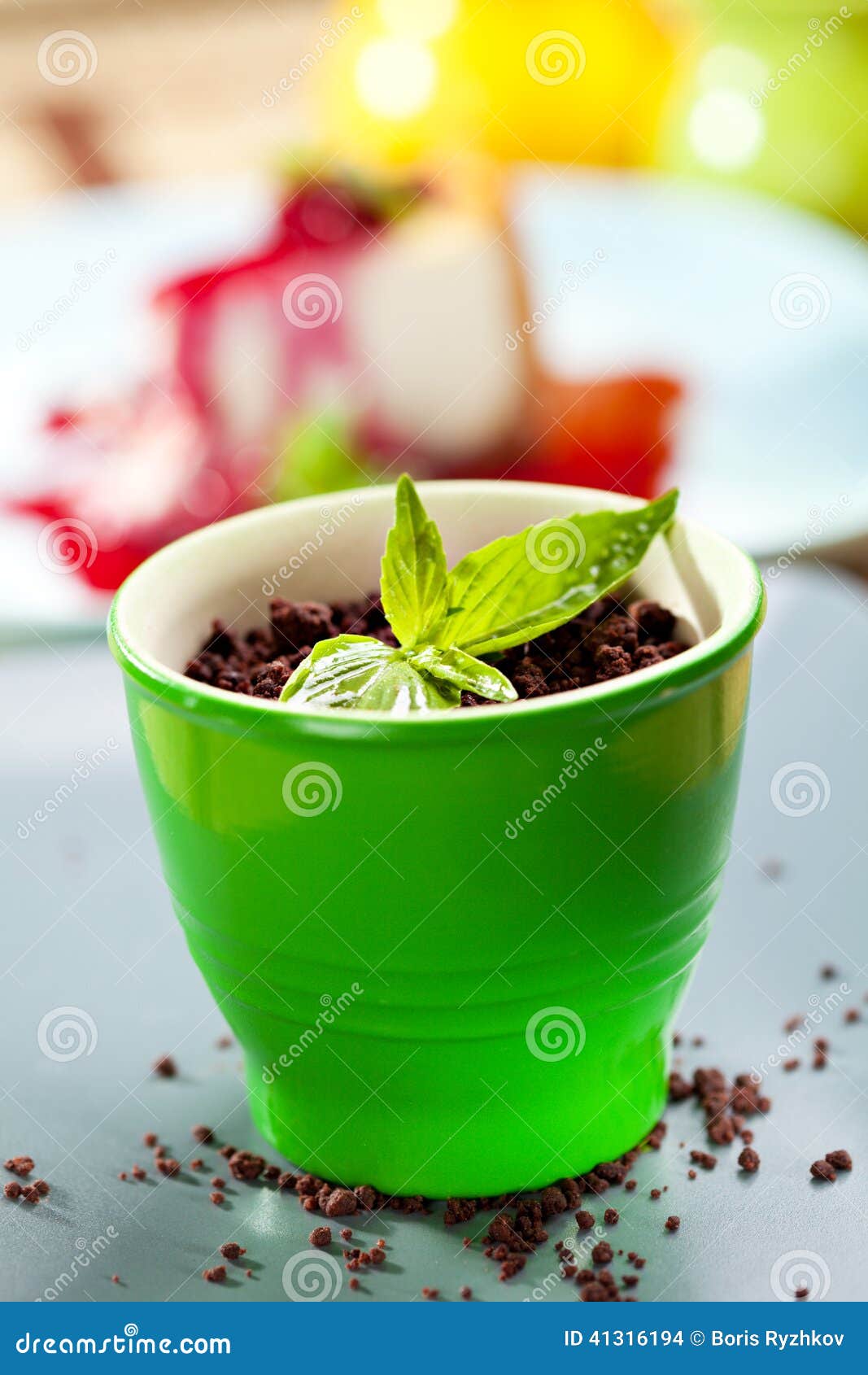 Granny Dessert stock photo. Image of berry, biscuit, green - 41316194