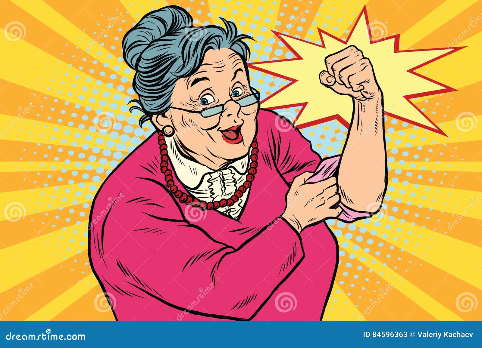 Old Lady Cartoons, Illustrations & Vector Stock Images - 5261879 ...