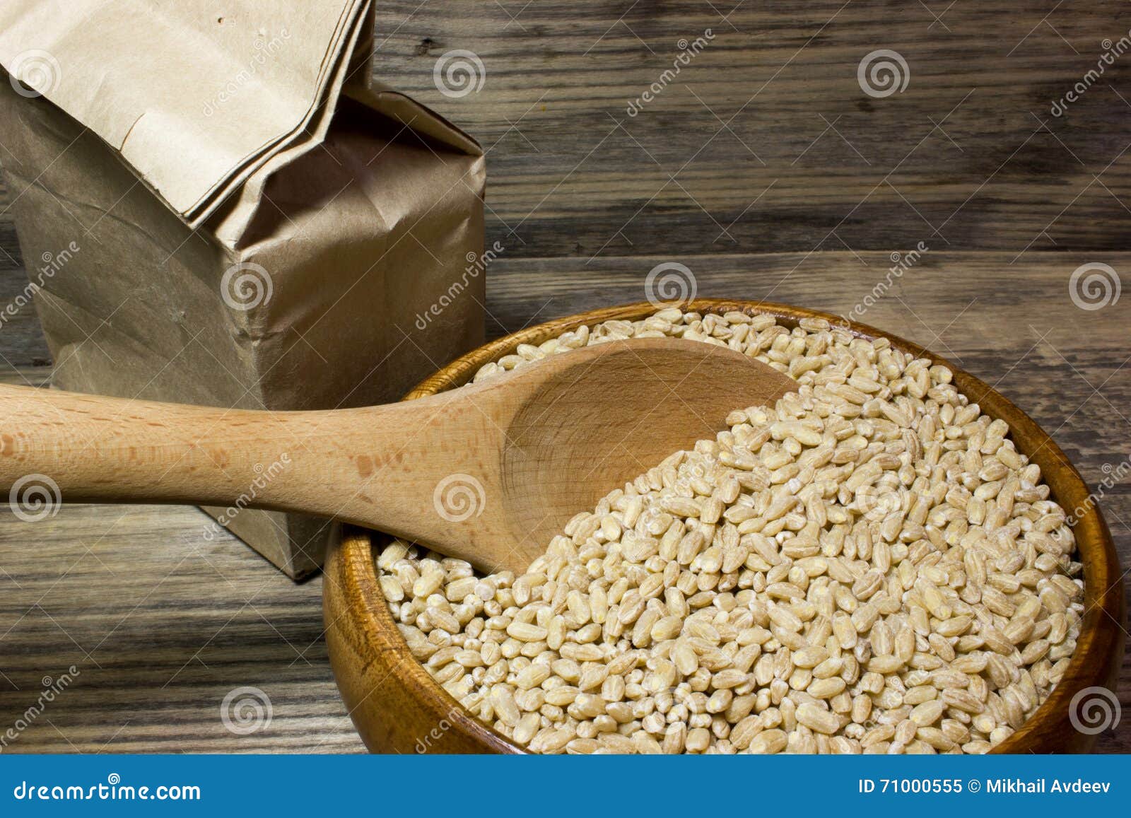 Grano De La Cebada De Perla Imagen de archivo - Imagen de alimento ...