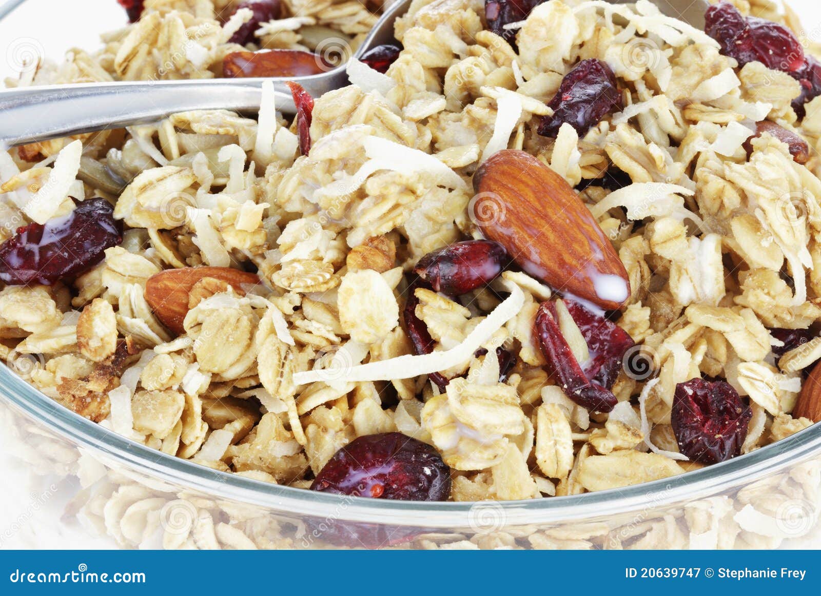 Granola stock image. Image of vegetarian, cereal, dried - 20639747