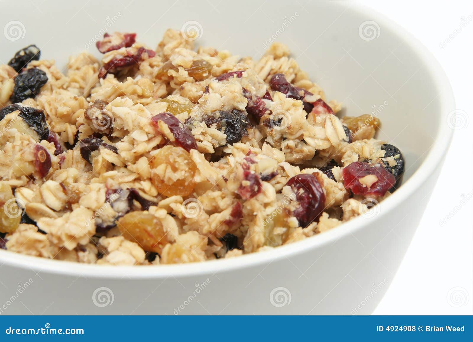 Granola Close Up stock photo. Image of studio, close, fiber - 4924908