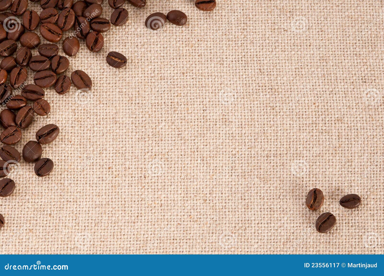 Granos de café en lona imagen de archivo. Imagen de lona - 23556117