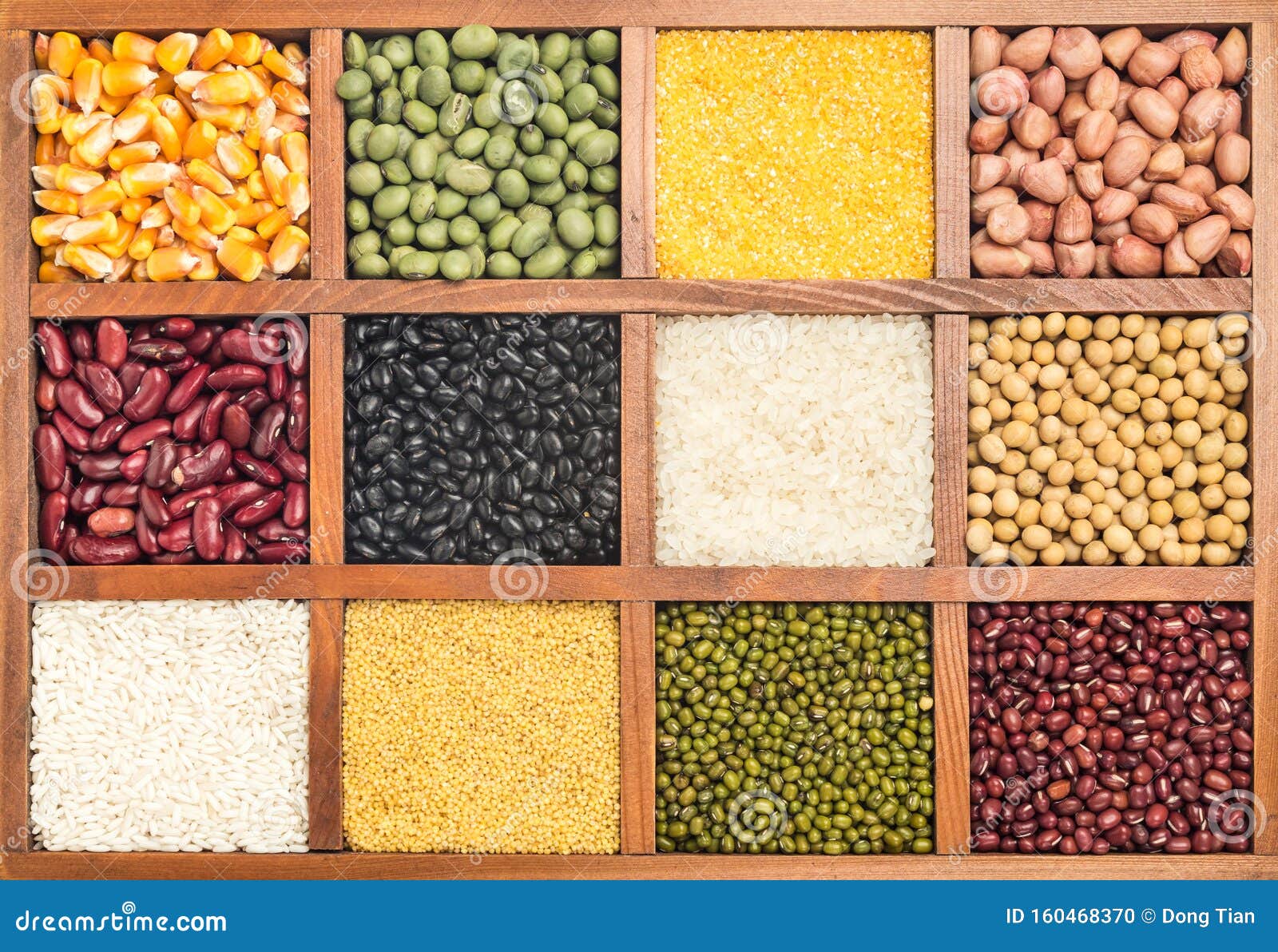 Granos Enteros Son Ricos En Nutrientes Foto de archivo - Imagen de ...