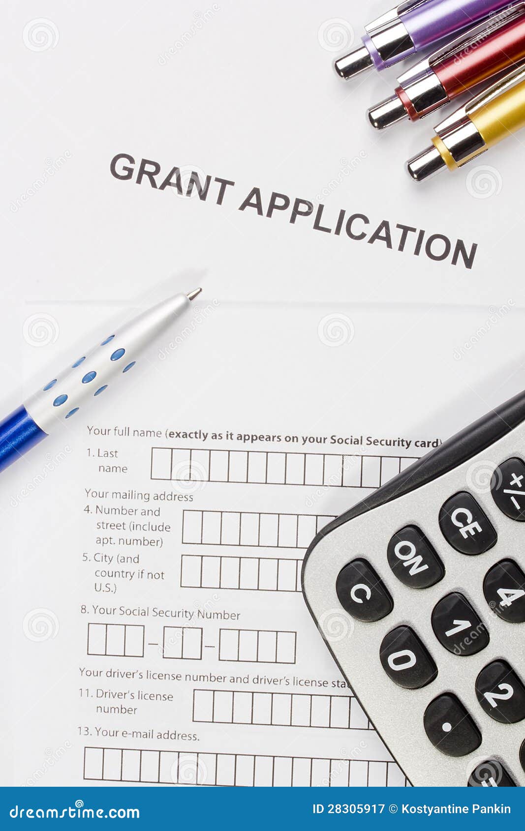 Grant Application stock image. Image of cost, finance - 28305917