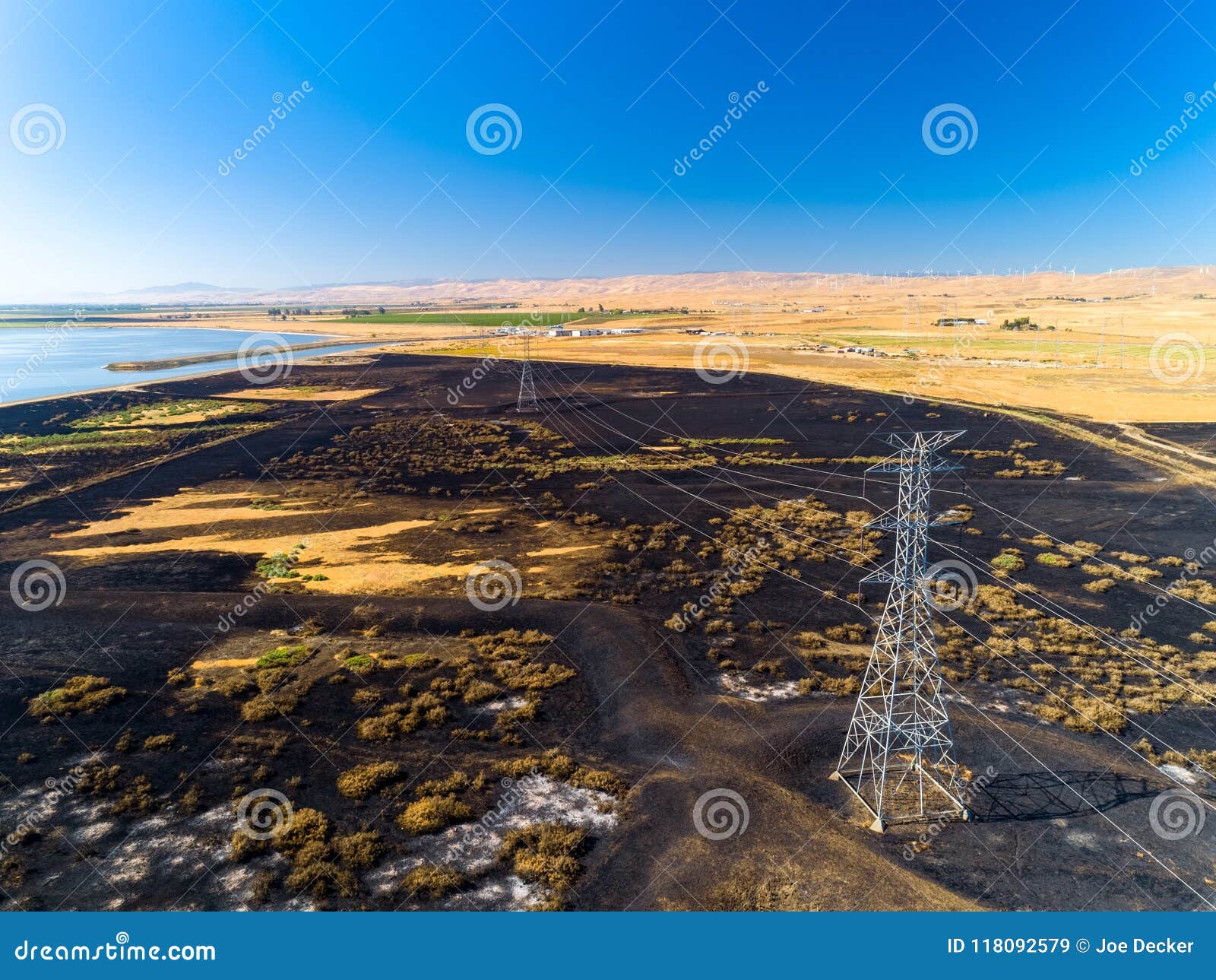 Grant Fire stock image. Image of grant, calfire, forebay - 118092579