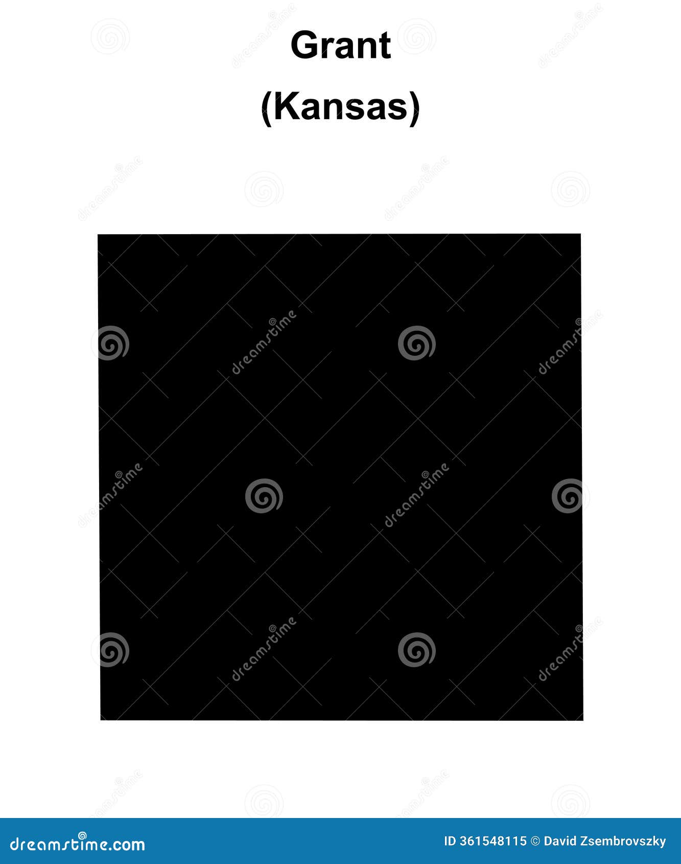 Grant Outline Map Vector Illustration | CartoonDealer.com #361725714