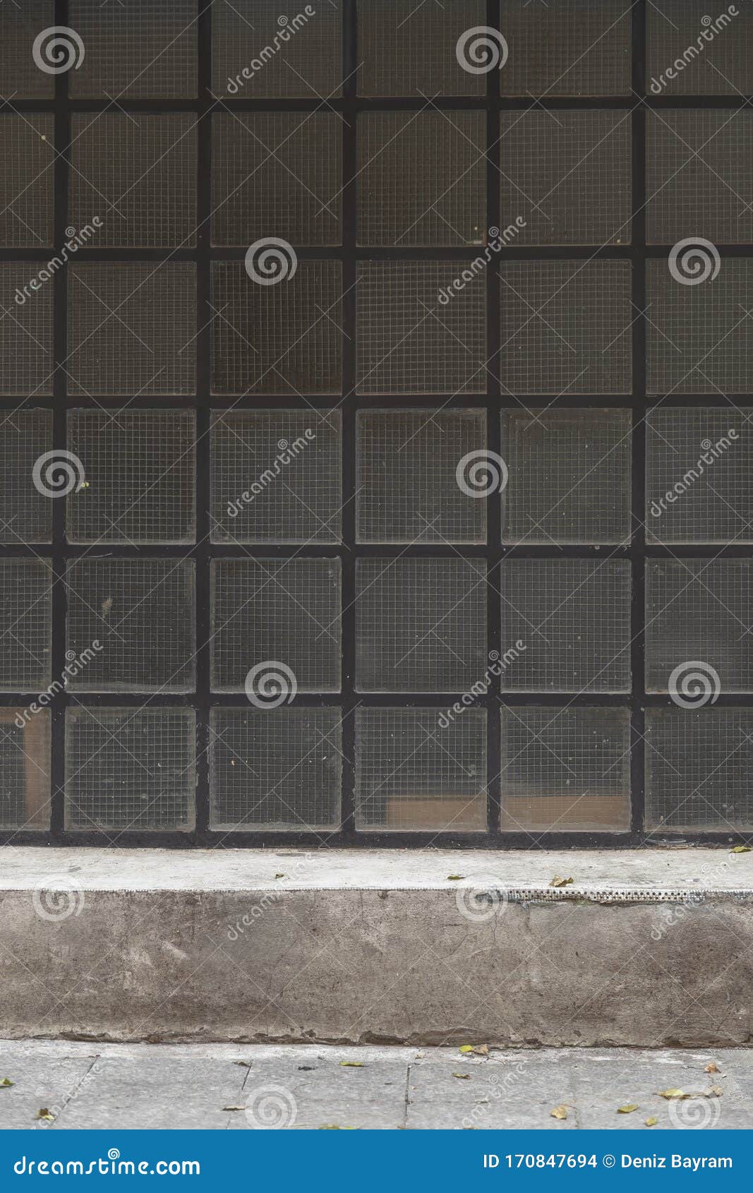 Granular Glass Window in Front of the Building Stock Photo - Image of ...