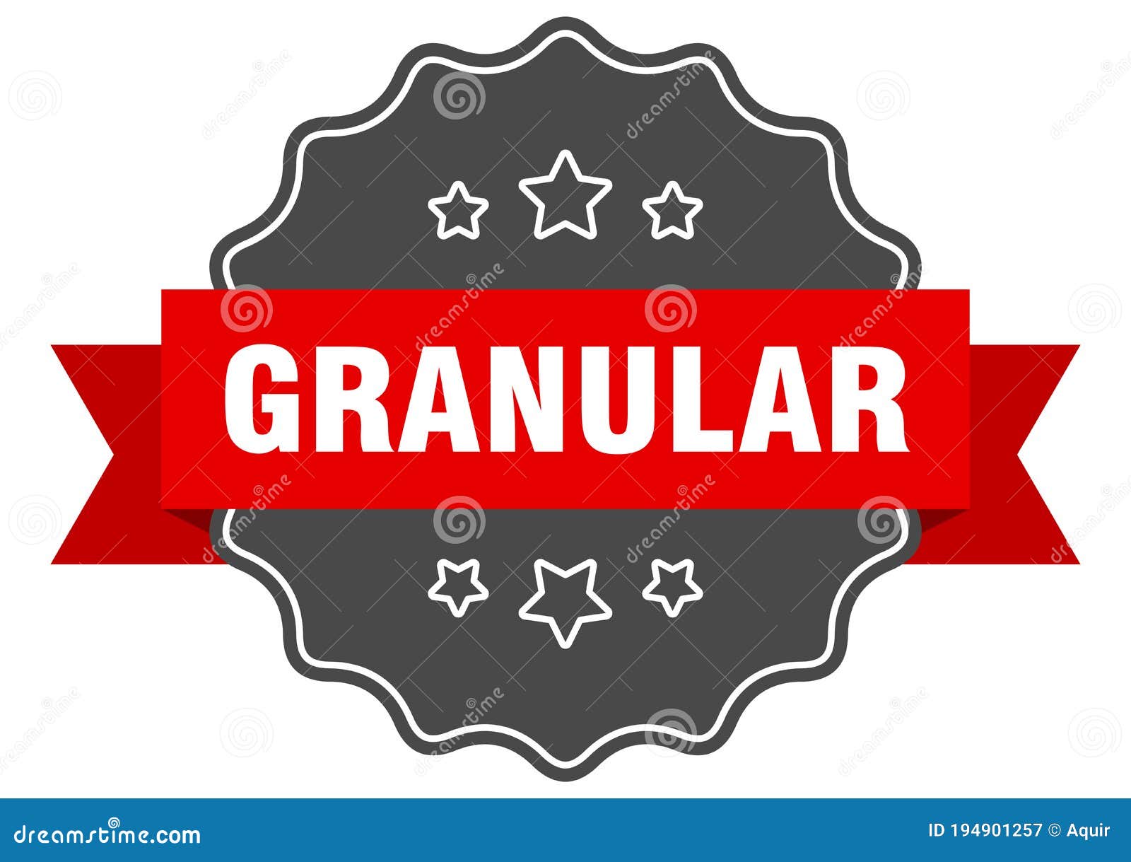 Granular label stock vector. Illustration of isolated - 194901257