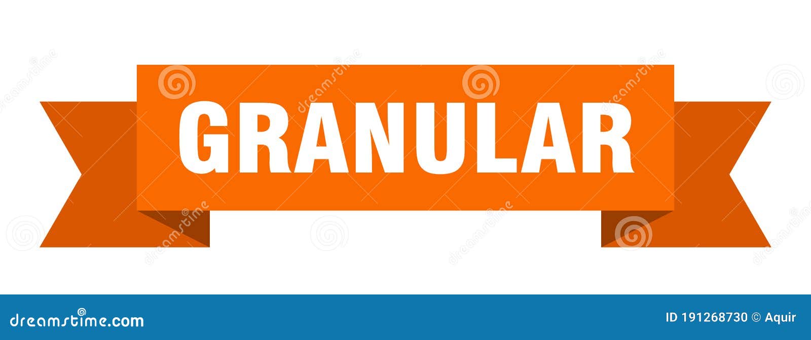 Granular ribbon. stock vector. Illustration of flat - 191268730