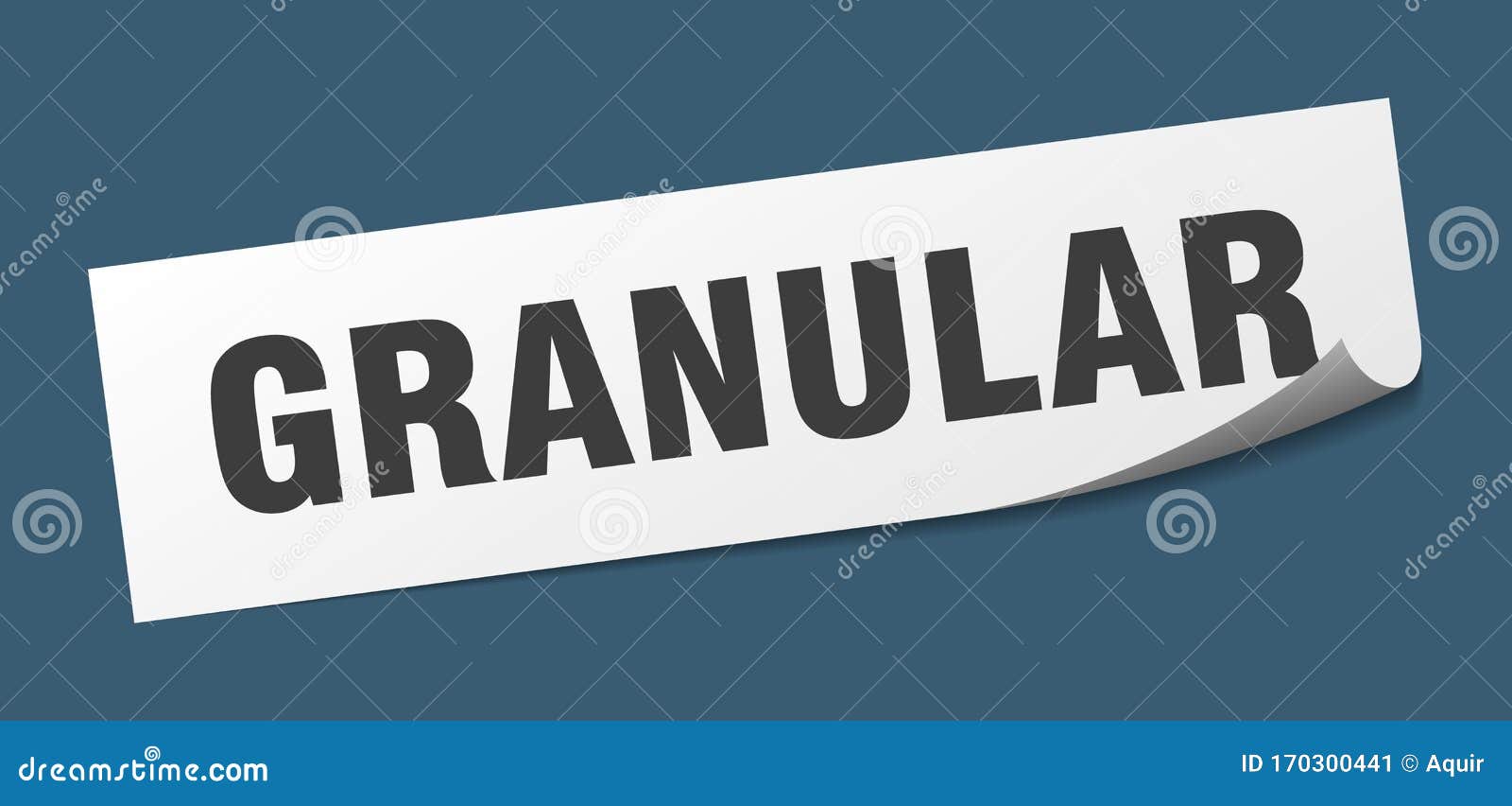 Granular Sticker. Granular Square Sign Stock Vector - Illustration of ...