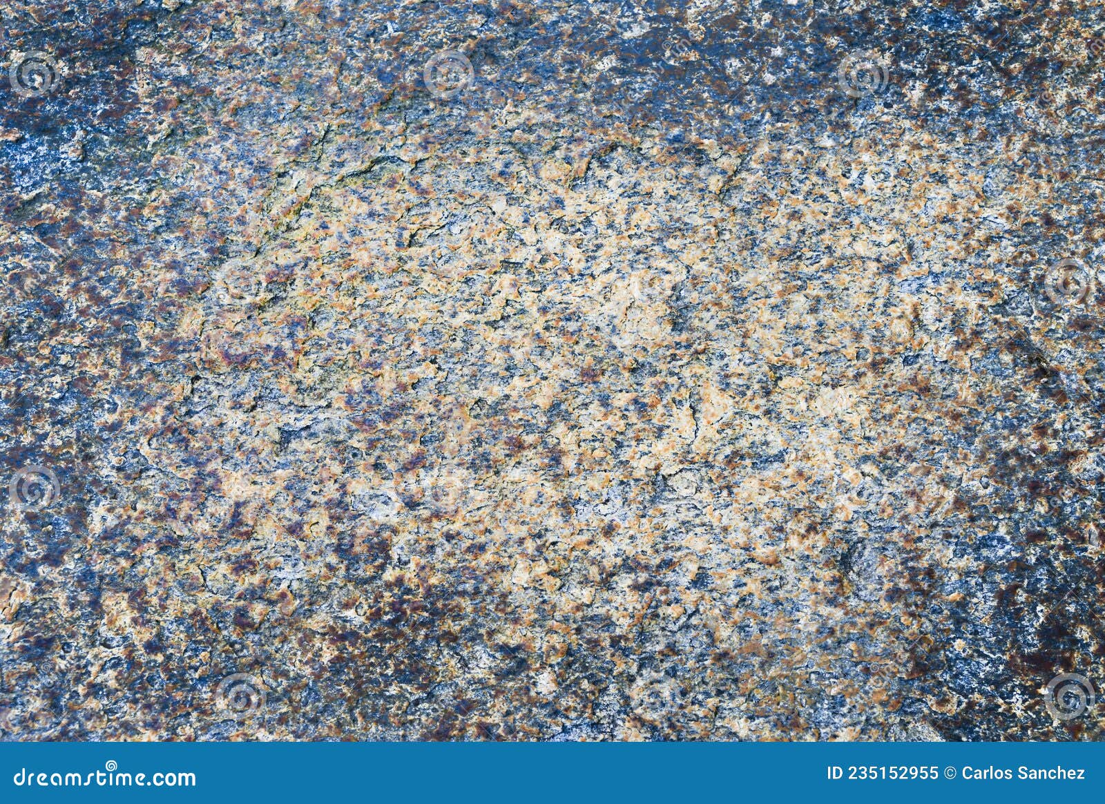 Granular Stone Texture in Bluish and Warm Tones. Stock Image - Image of ...