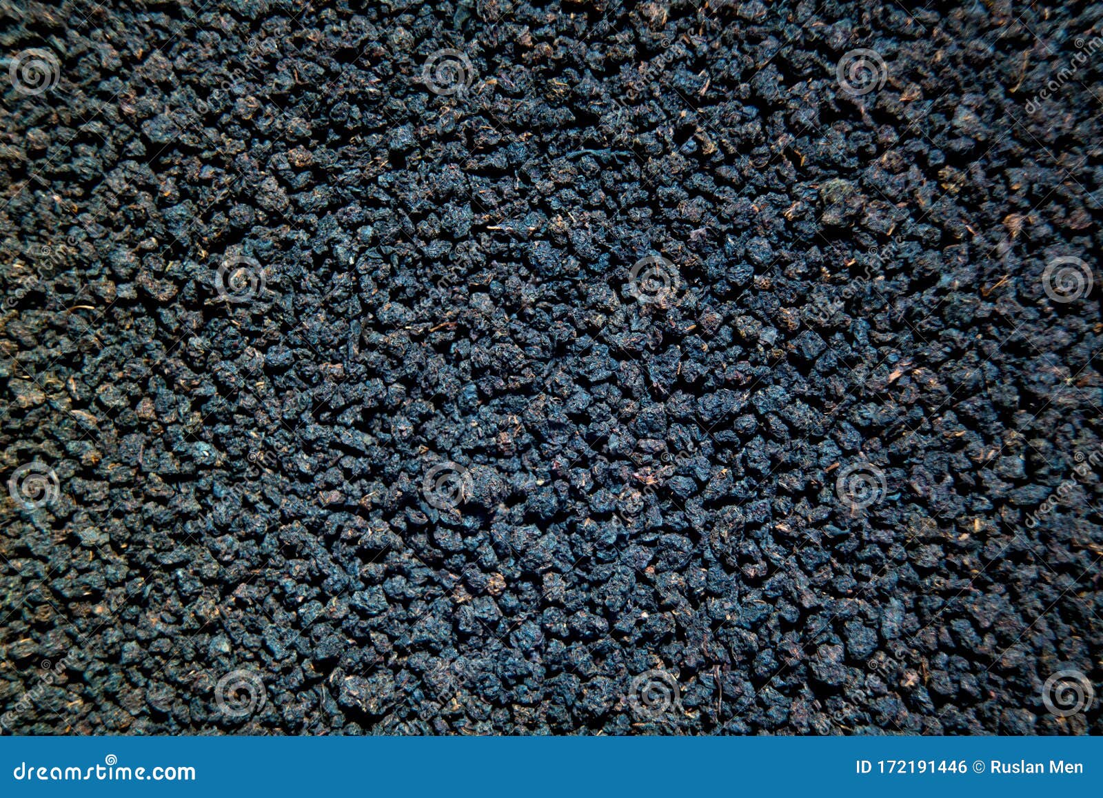 Granulated Black Tea Close Up Background Like Earth Stock Photo - Image ...