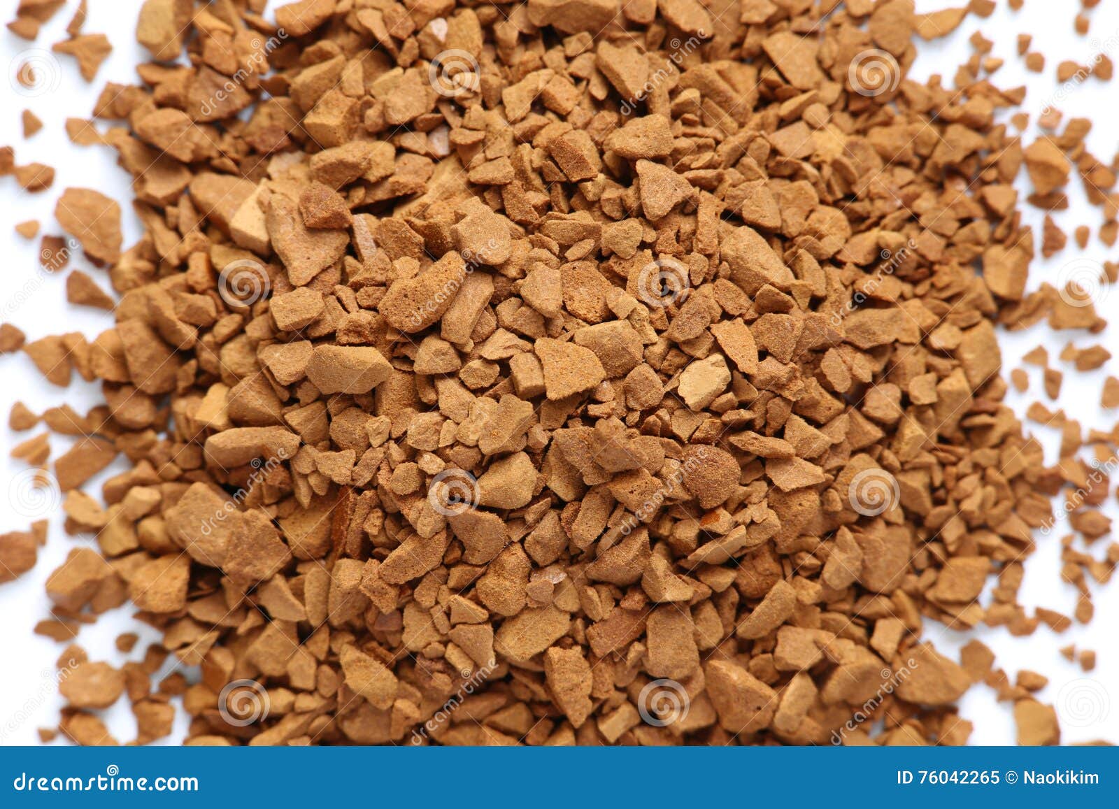 Granulated Instant Coffee Close Up Texture, Brown Natural Particle ...