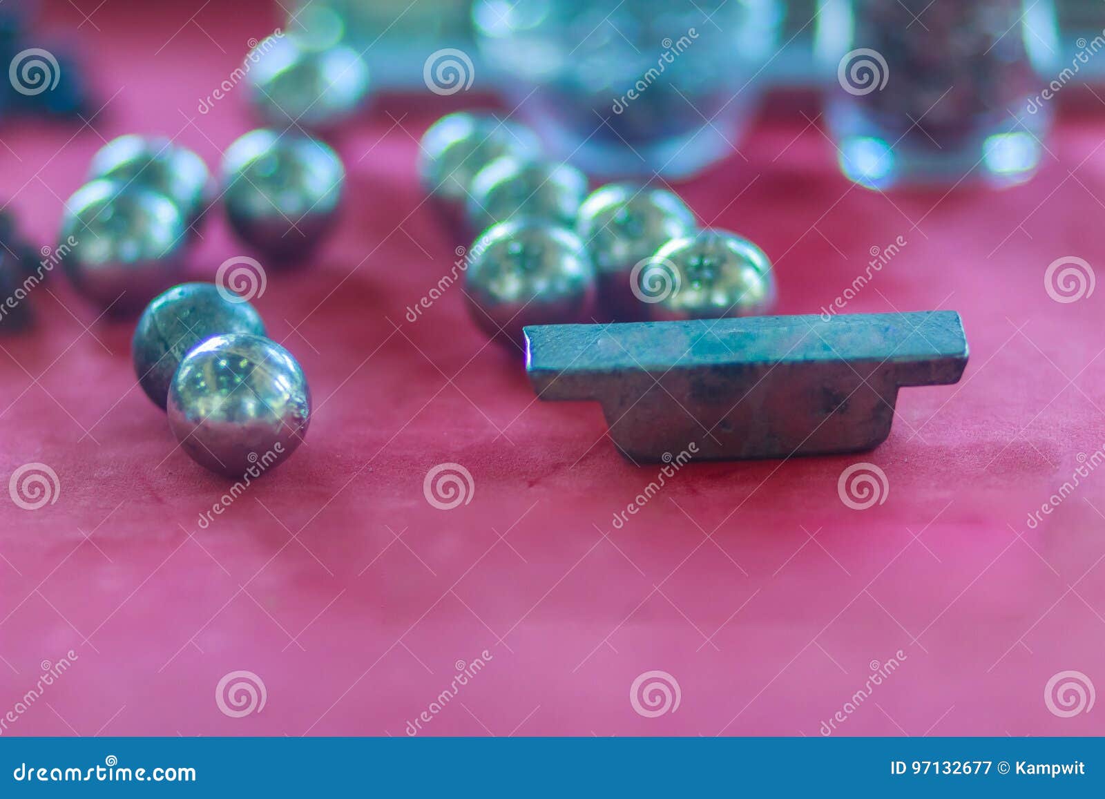 Granulated Pure Tin after Melting in Tin Mining Process Stock Image ...