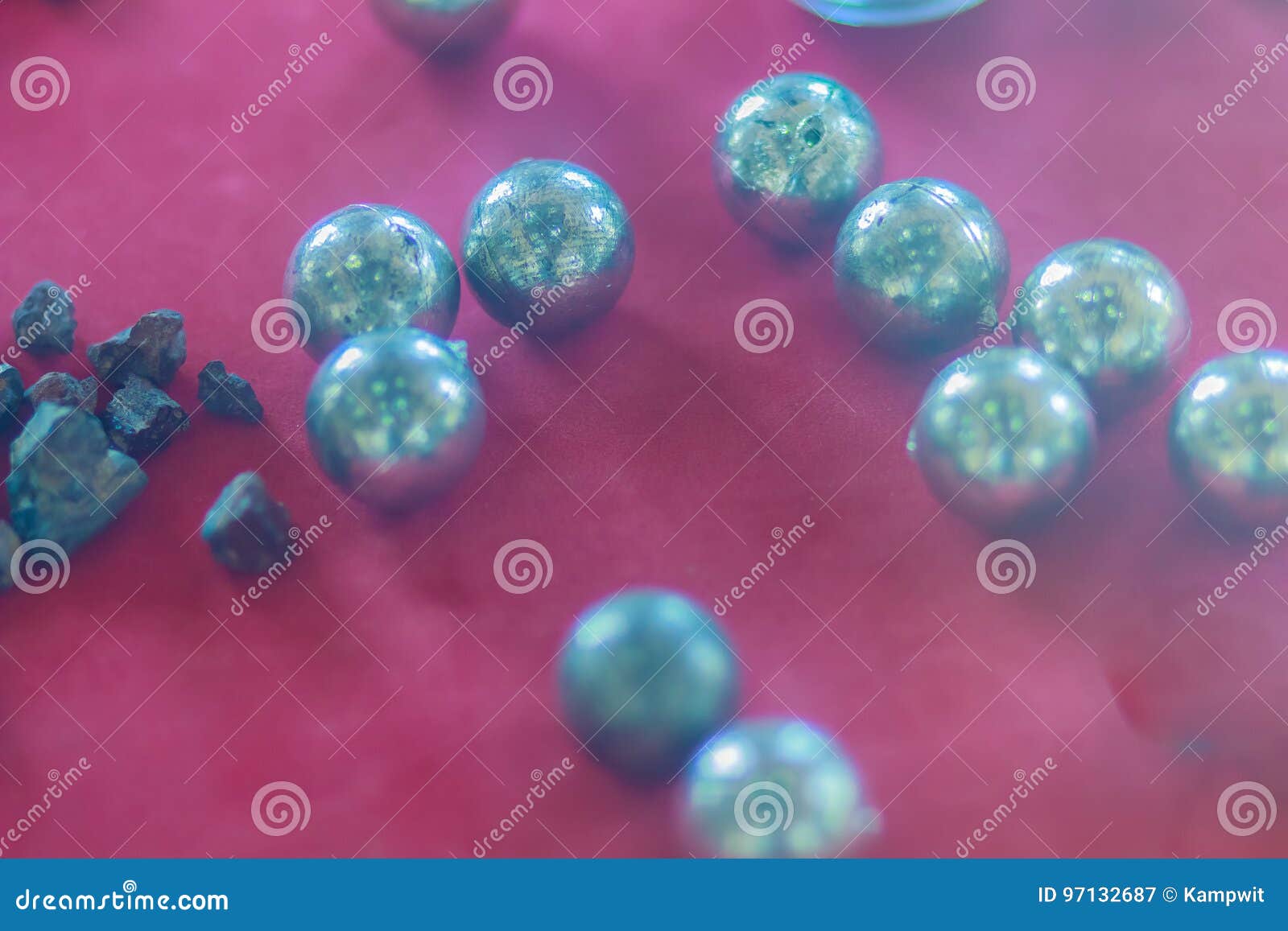 Granulated Pure Tin After Melting In Tin Mining Process Royalty-Free ...