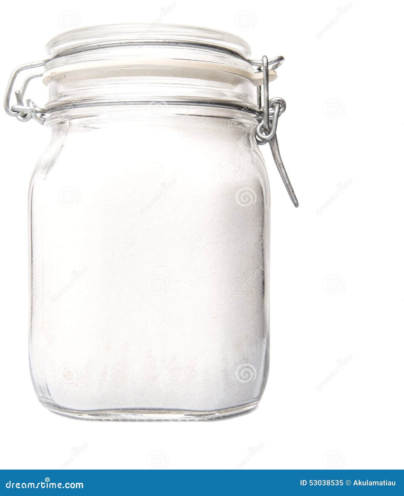 Granulated Sugar in Glass Jar I Stock Image - Image of drink, powder ...