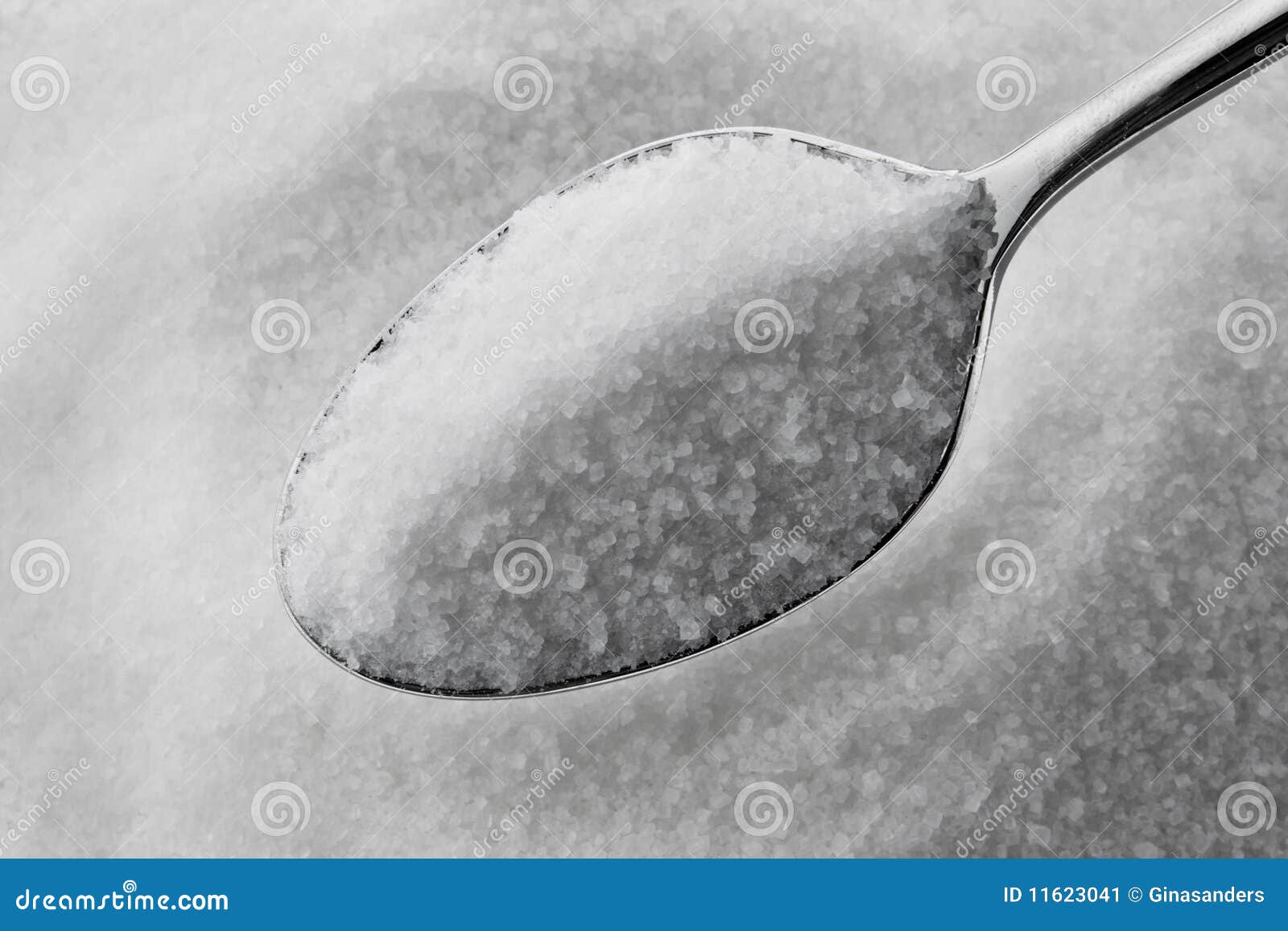 Granulated Sugar on a Spoon Stock Image - Image of carbohydrates, spoon ...