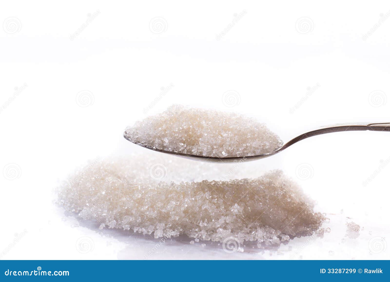 Granulated Sugar in a Spoon Stock Image - Image of ground, heap: 33287299