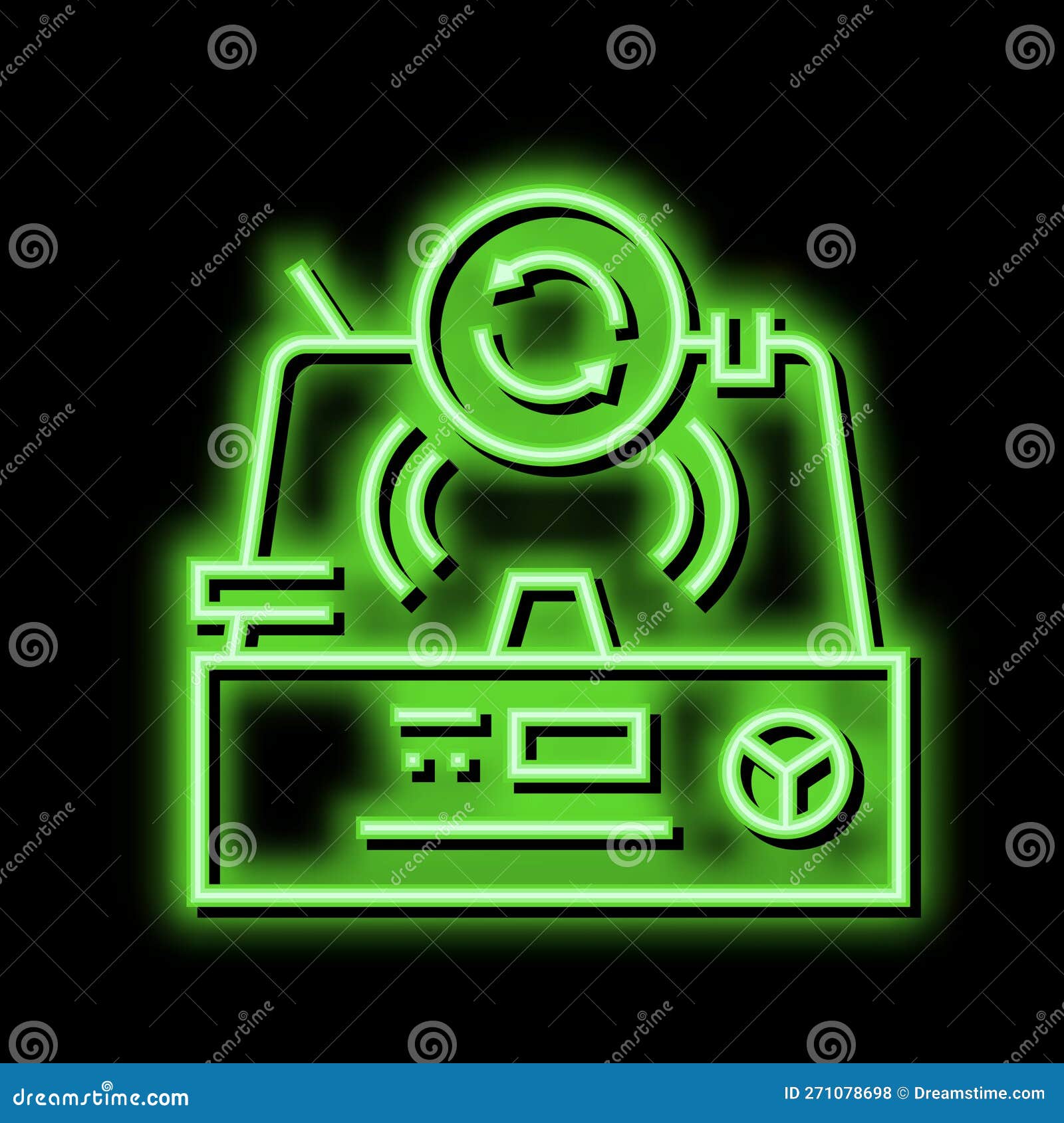 Granulation Pharmaceutical Production Neon Glow Icon Illustration Stock ...