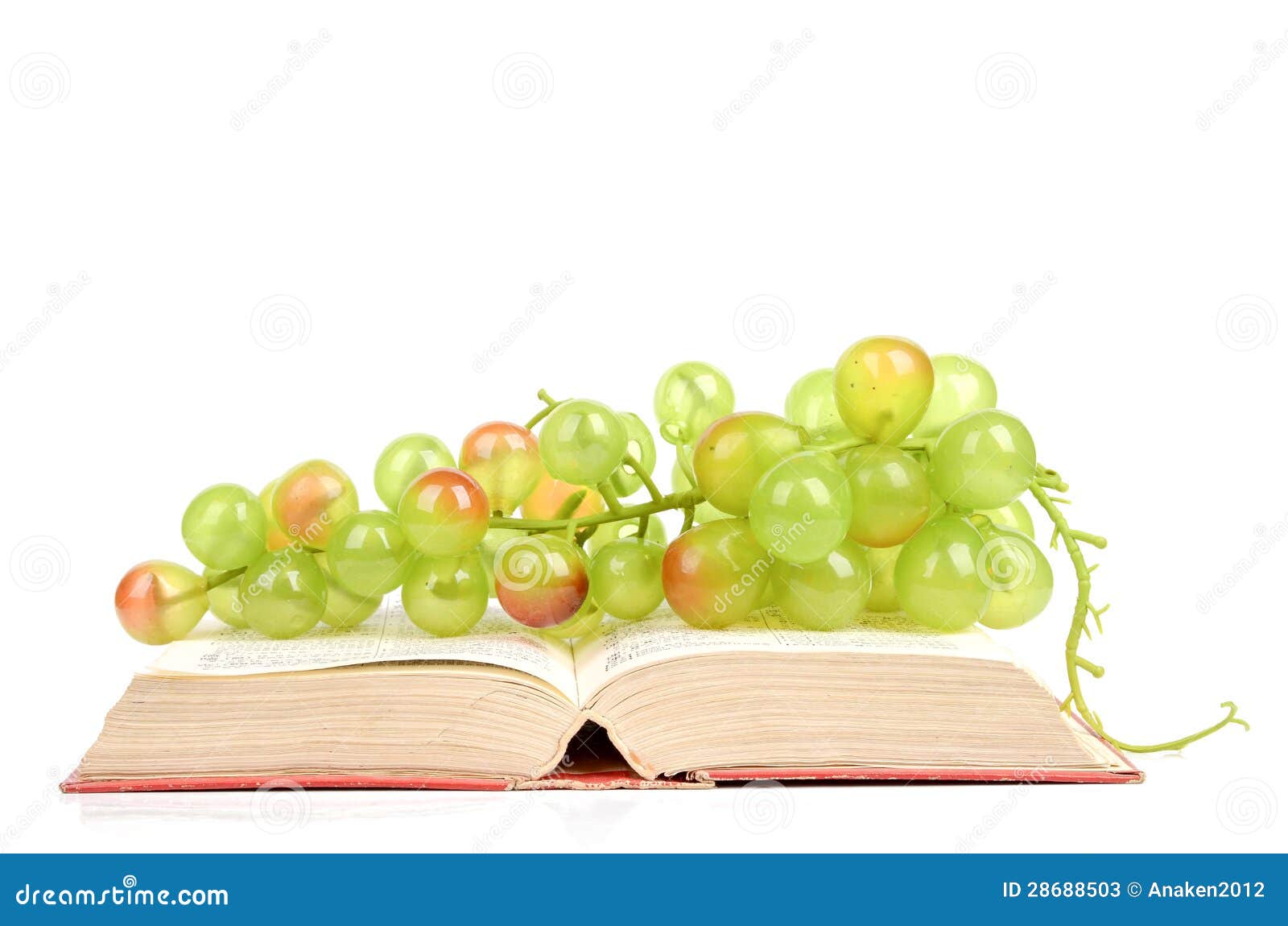 Grape and book stock image. Image of fruit, encyclopedia - 28688503