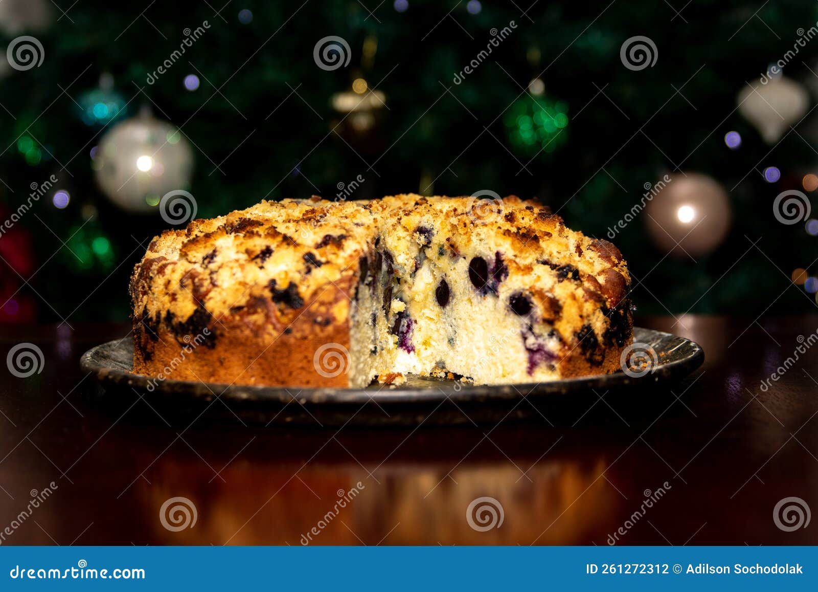 Grape Cake Known As "cuca De Uva" or "kuka De Uva" Stock Photo - Image ...
