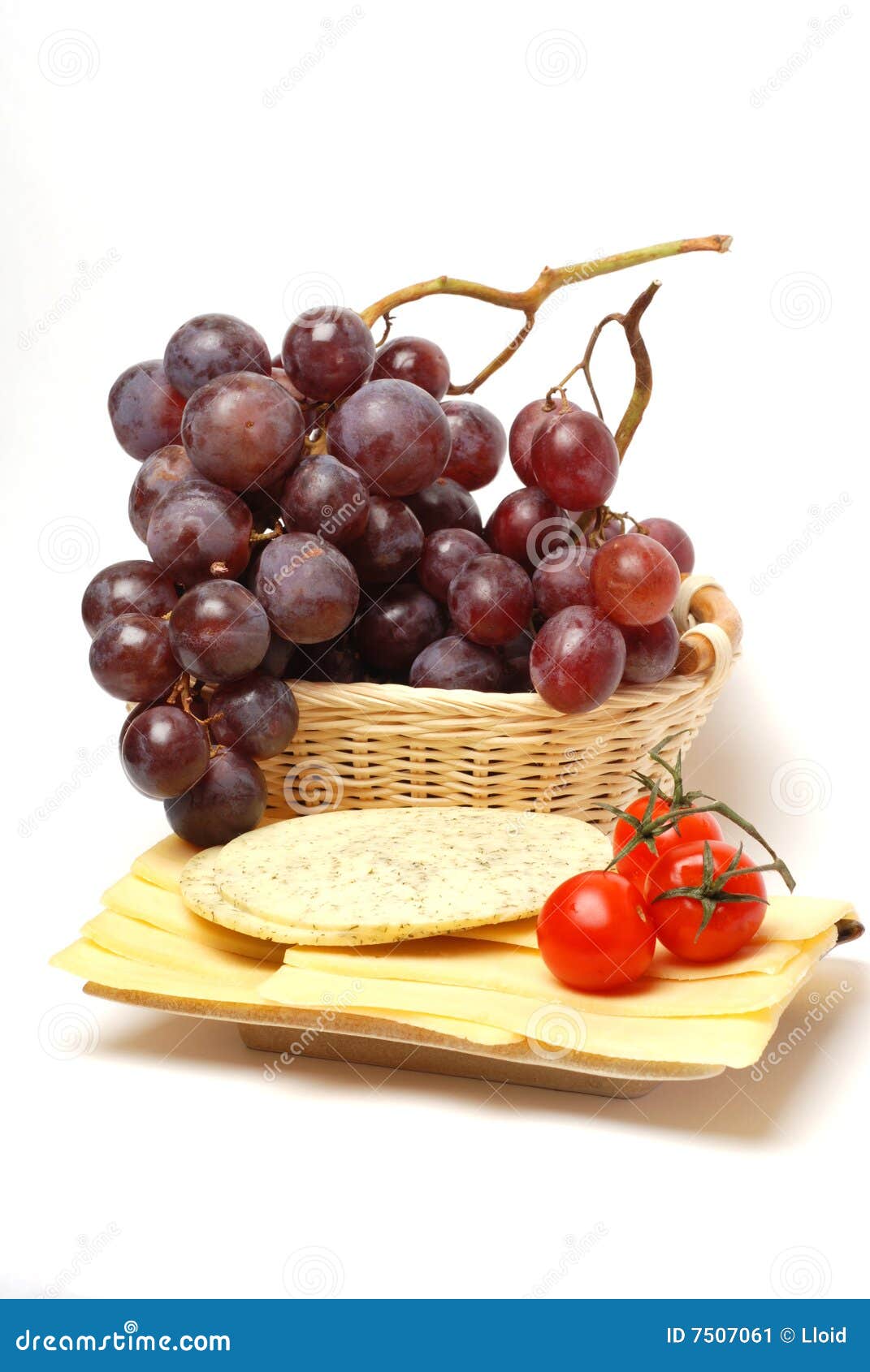 Grape and cheese stock image. Image of cooking, cheese - 7507061