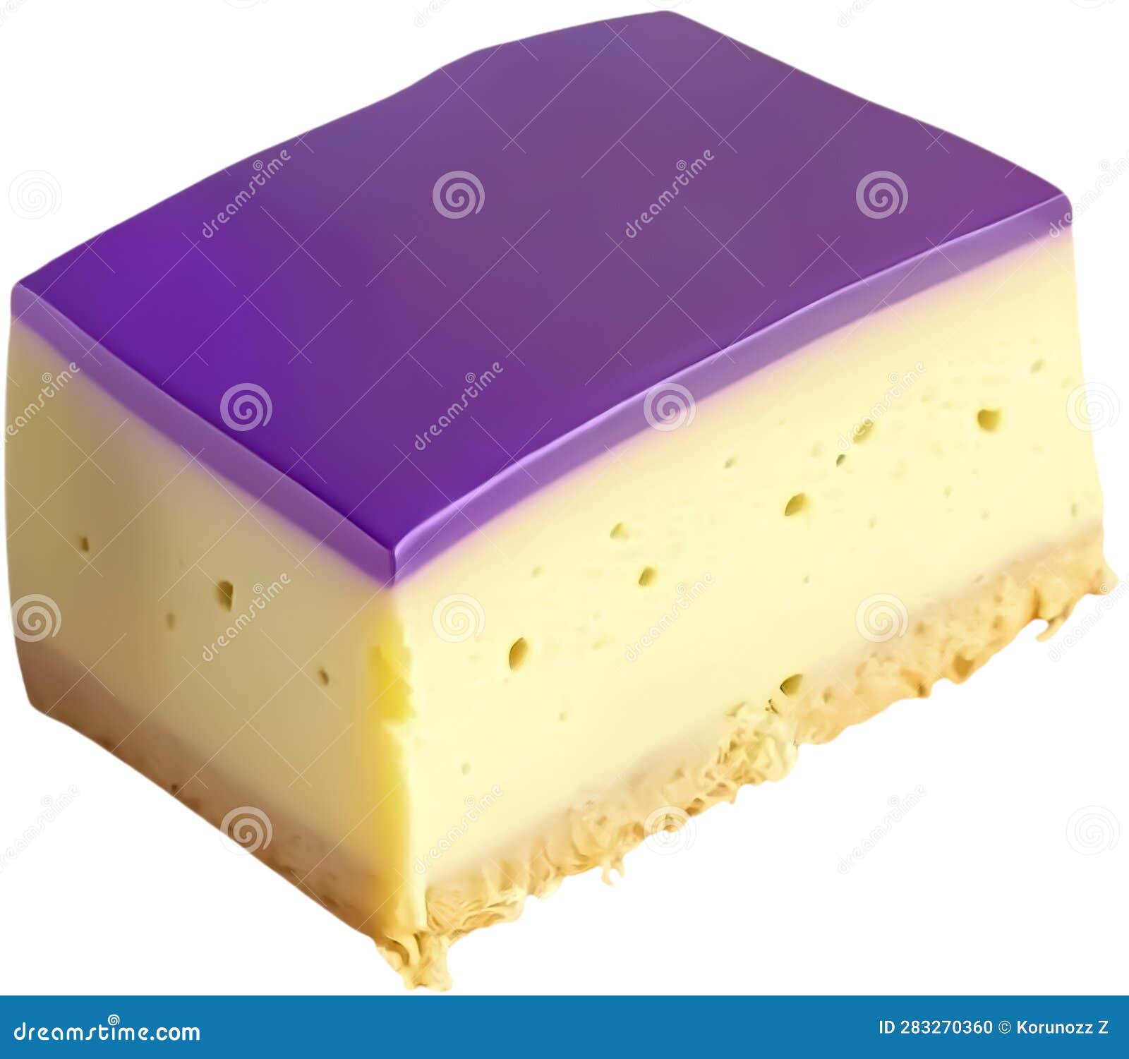 A grape custard cake stock photo. Illustration of delicious - 283270360