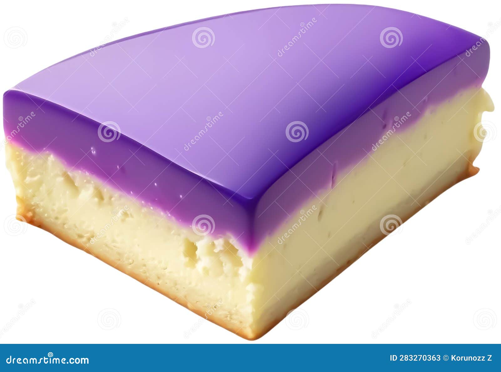 A grape custard cake stock image. Illustration of creamy - 283270363