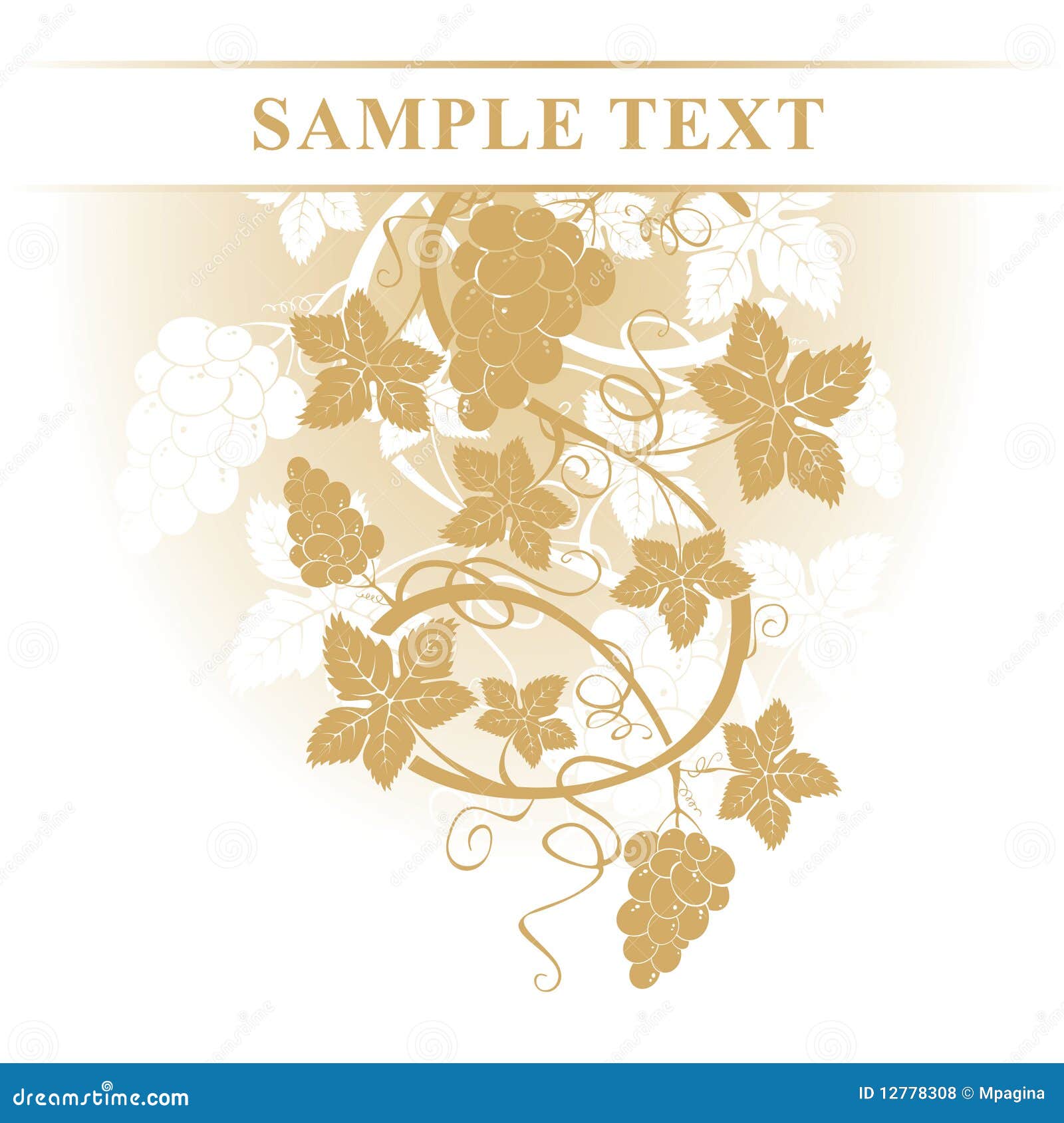 Grape Design Elements stock vector. Illustration of banners - 12778308