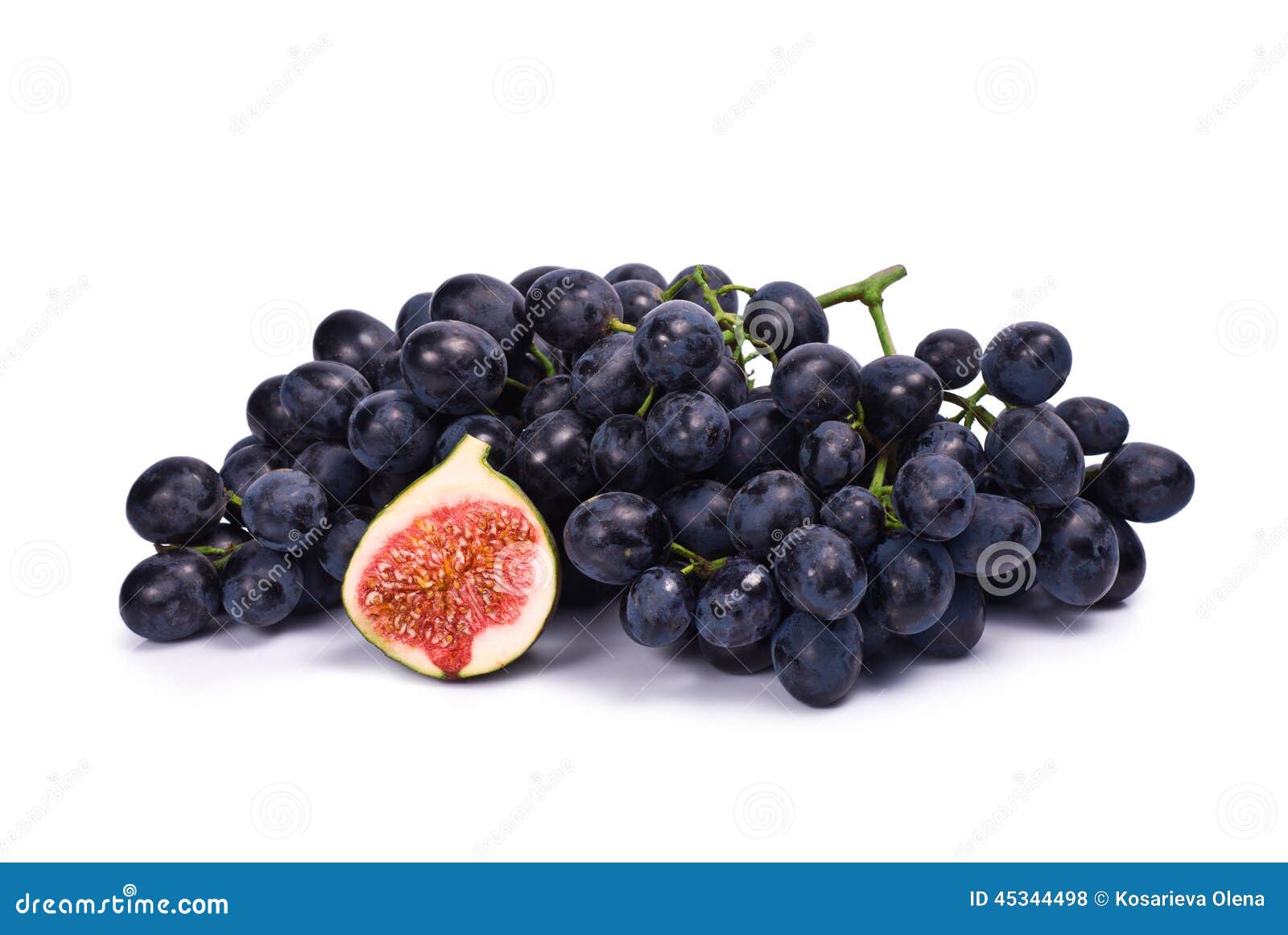 Grape and Fig stock photo. Image of vegetarian, juicy - 45344498