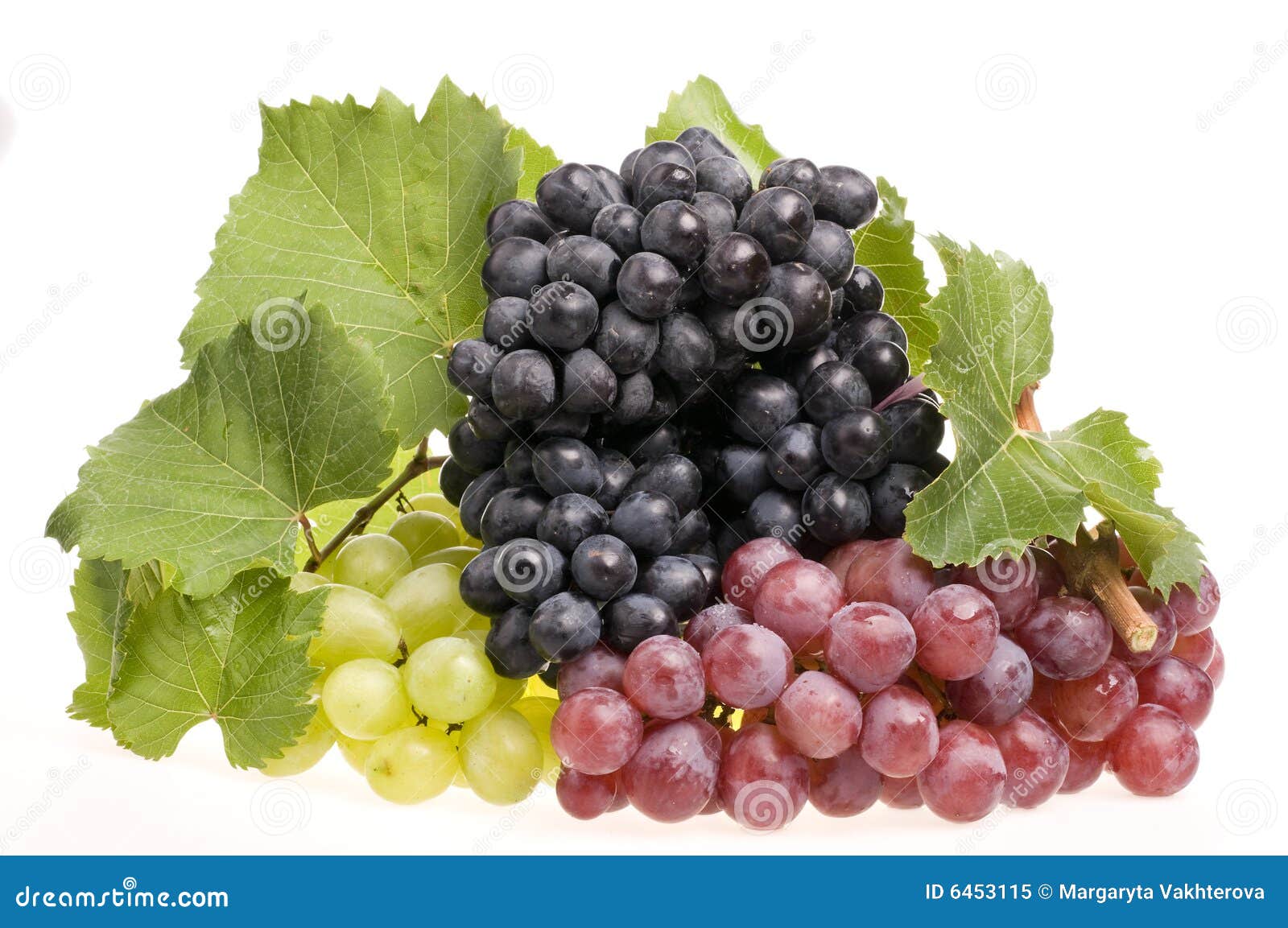 Grape food over white stock image. Image of ripe, bunch - 6453115