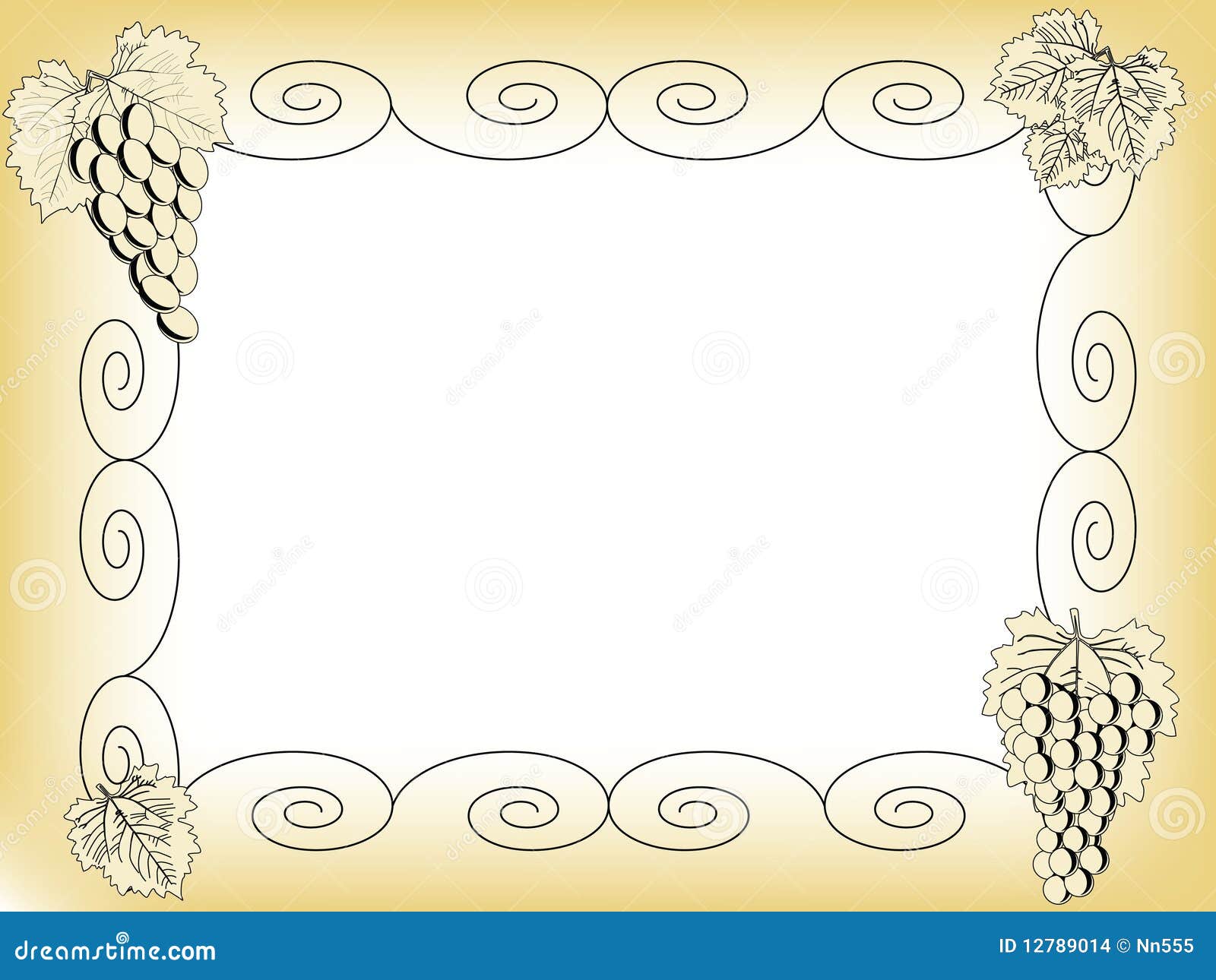 Grape frame stock vector. Illustration of border, deco - 12789014