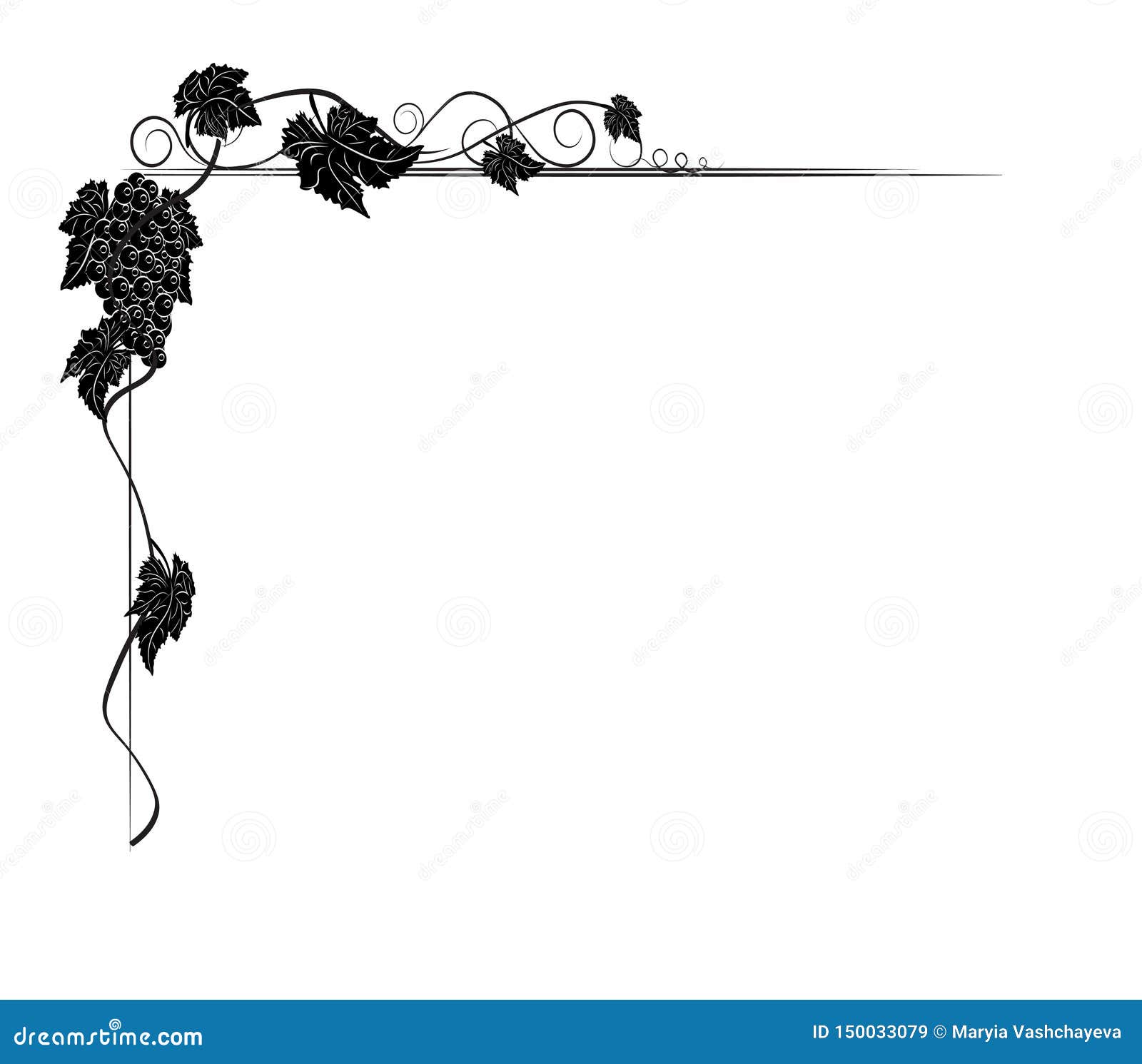 Grape frame vector stock vector. Illustration of frame - 150033079