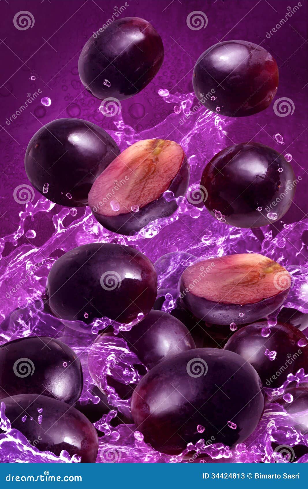 Grape stock image. Image of juice, food, wine, splash - 34424813