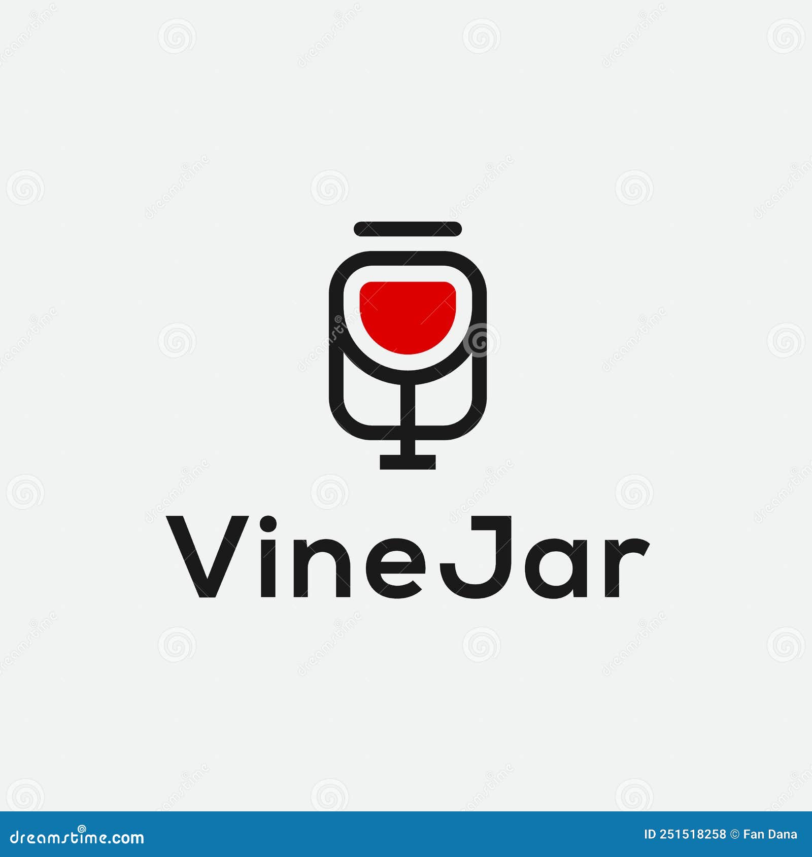 Grape jar logo or jar icon stock vector. Illustration of color - 251518258