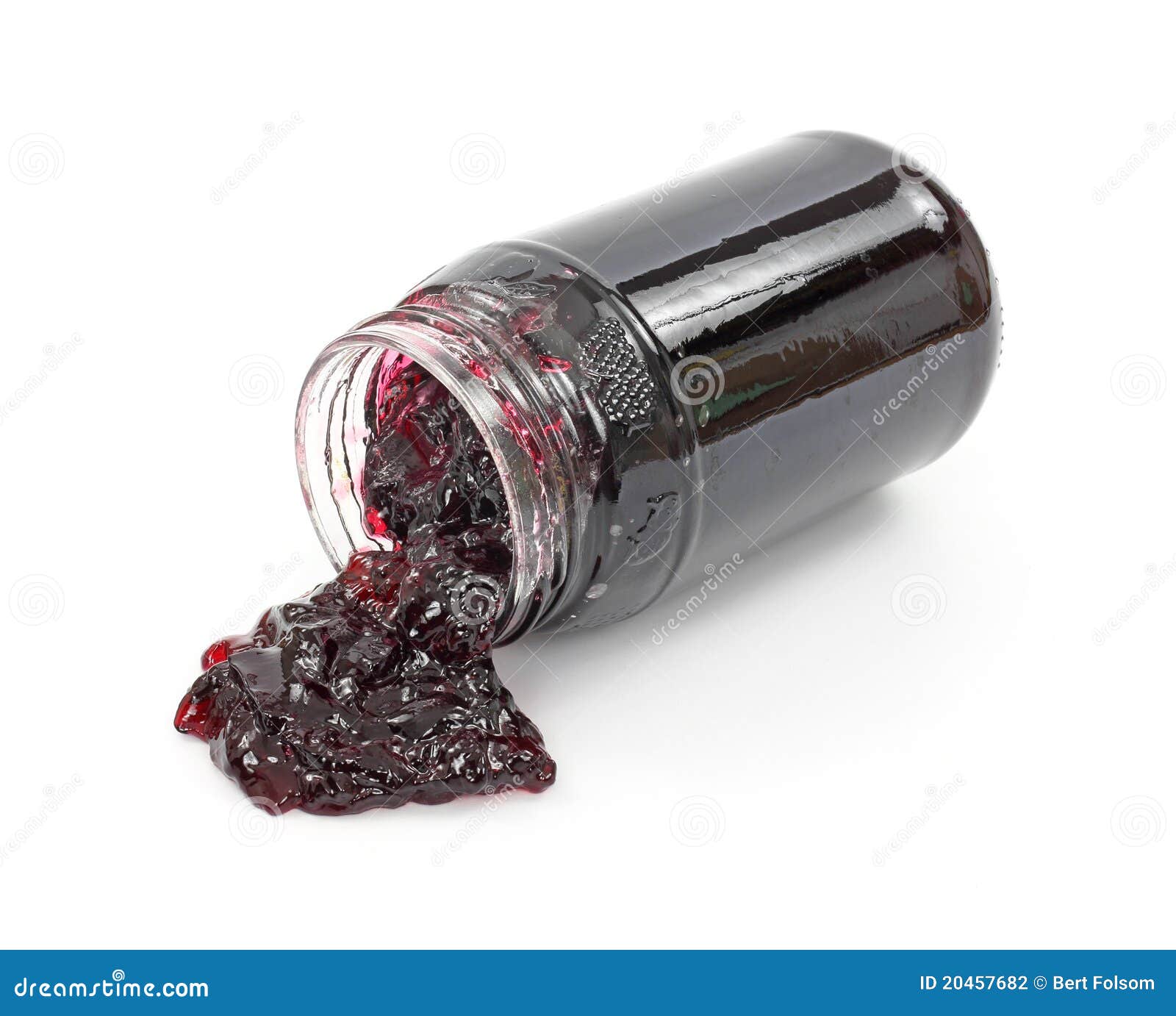 Grape jelly spilling stock photo. Image of preserve, food - 20457682