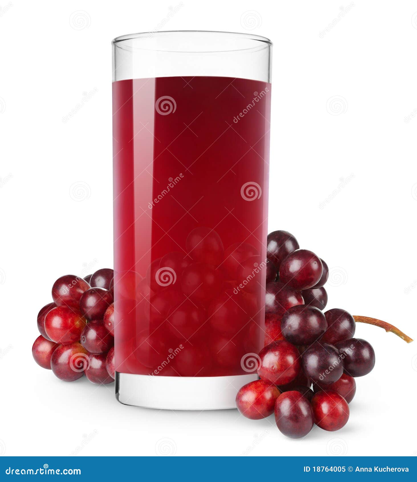 Grape Juice And Grapes, Cup, Vector, Illustration, Isolated On White ...