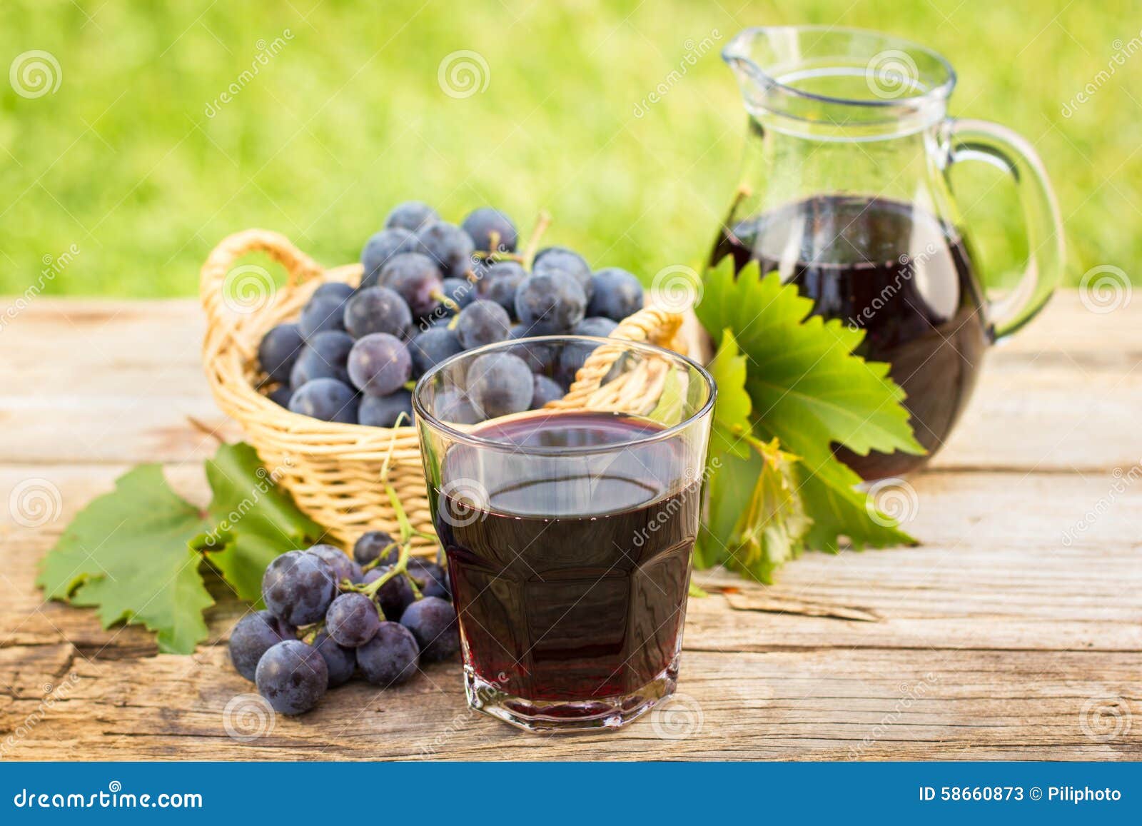 Grape juice in the glass stock image. Image of grape - 58660873