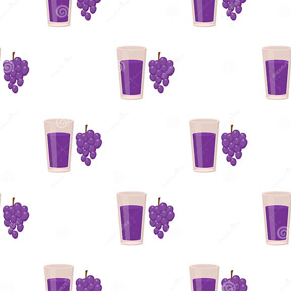 Grape Juice Icon of Vector Illustration for Web and Mobile Stock Vector ...