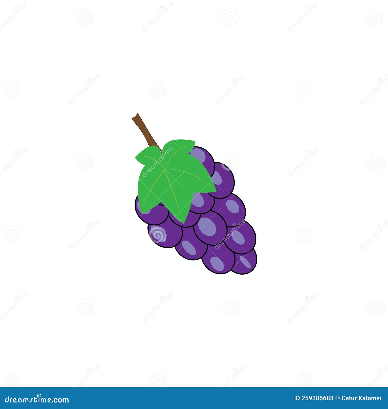 Grape logo design template stock illustration. Illustration of grape ...