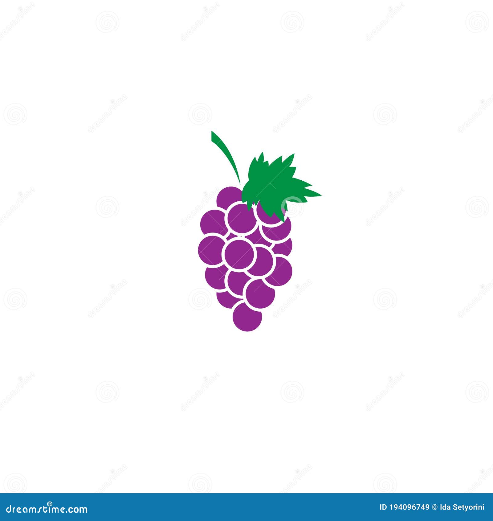 Grape logo stock vector. Illustration of farm, outline - 194096749