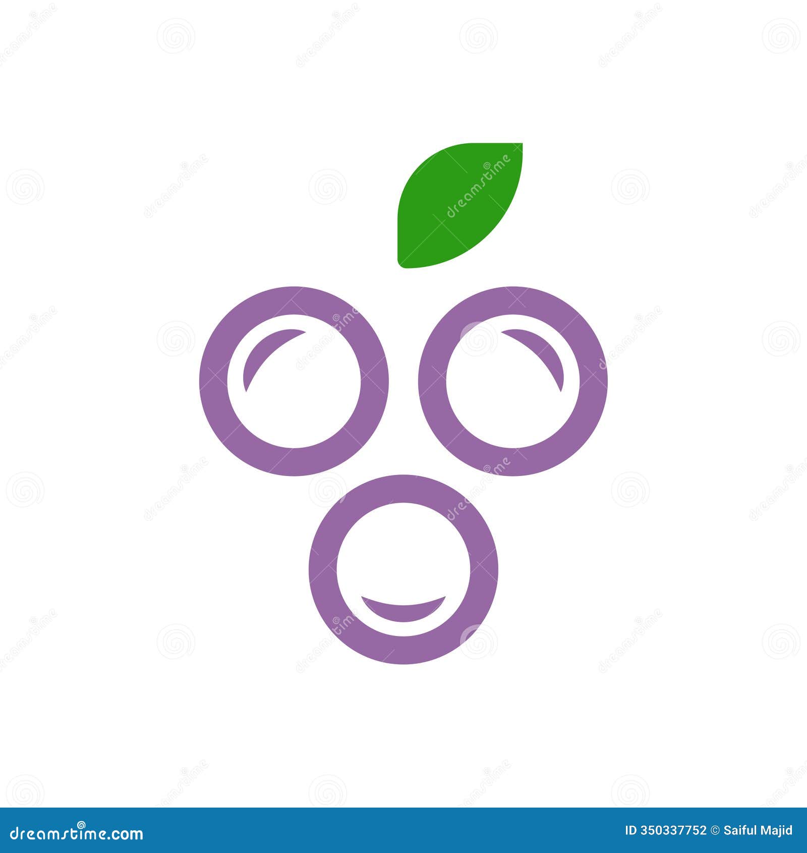 Grape Logo Template Icon stock illustration. Illustration of logotype ...