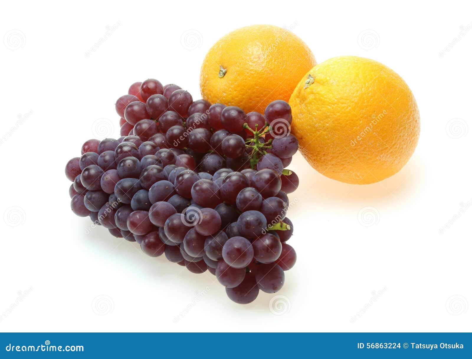 Grape and orange stock photo. Image of cluster, fruits - 56863224