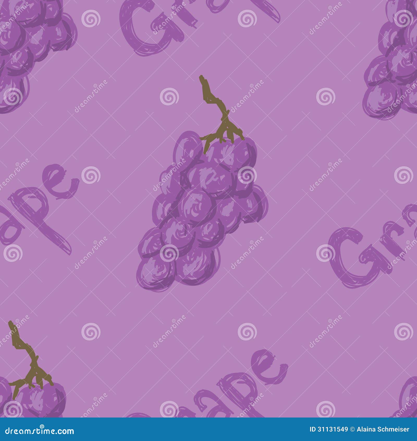 Grape Pattern stock vector. Illustration of backdrop - 31131549