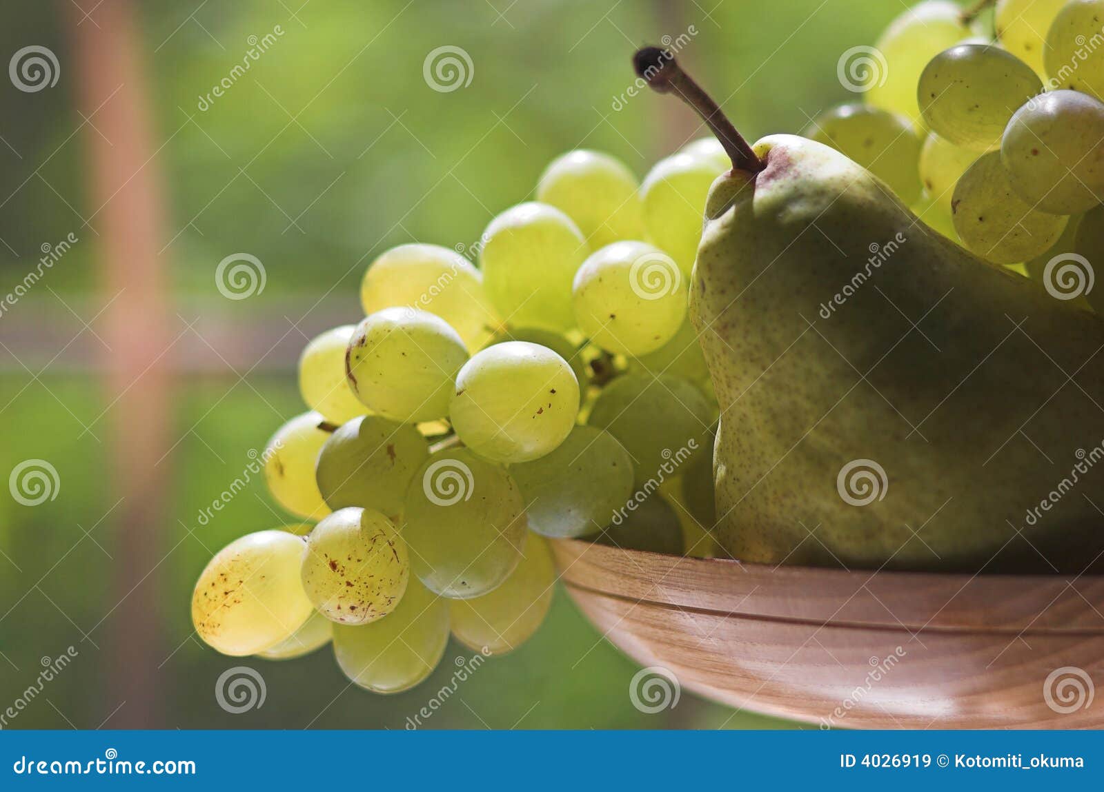 Grape and pear stock image. Image of fruit, still, meal - 4026919