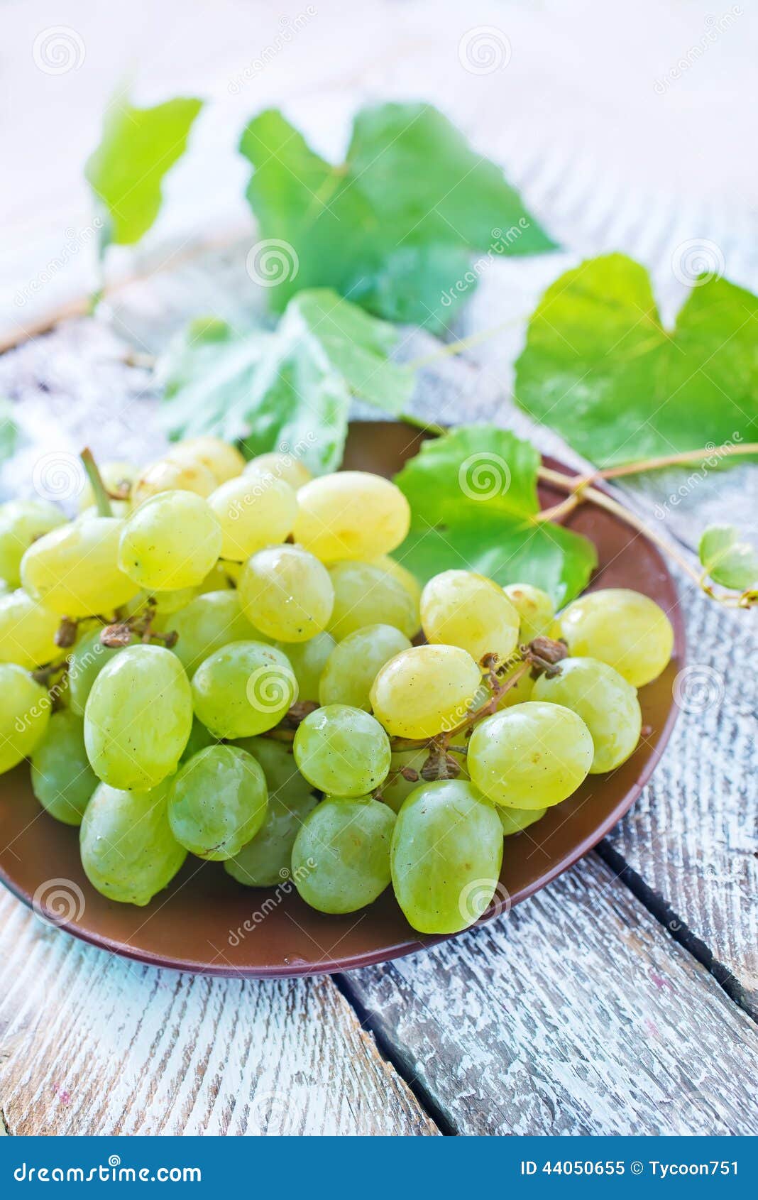 Grape on plate stock image. Image of muscat, fresh, organic - 44050655