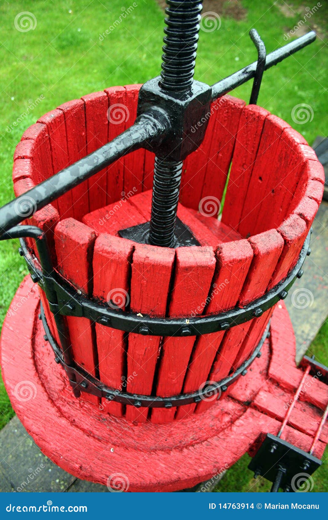 Grape press stock photo. Image of industrial, wood, iron - 14763914