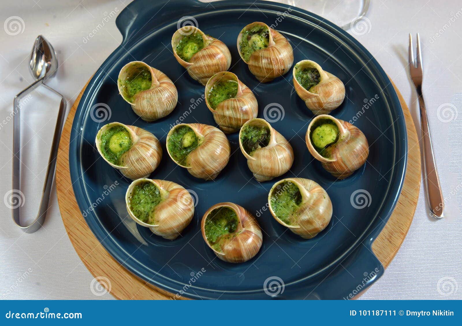 Grape Snails Baked with Butter Stock Image - Image of culture ...