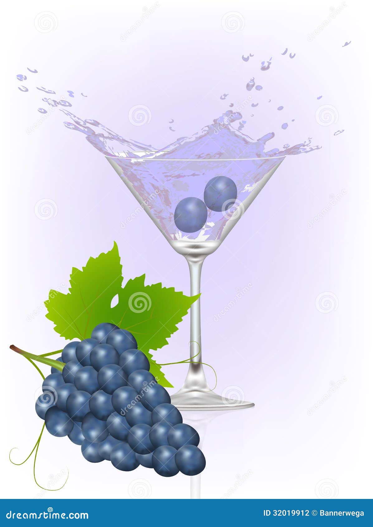 Grape splash stock vector. Illustration of tone, white - 32019912