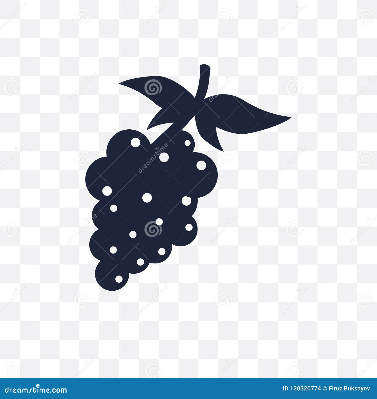 Grape Transparent Icon. Grape Symbol Design from Fruit and Vegetables ...